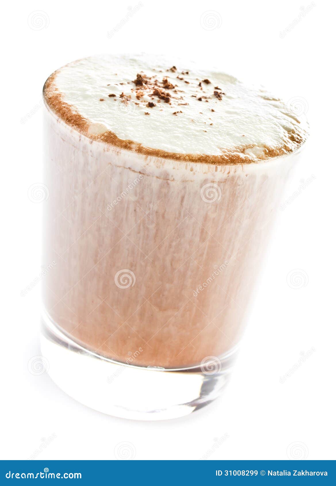 Iced Blended Frappe Coffee Isolated on White Background Stock Image ...