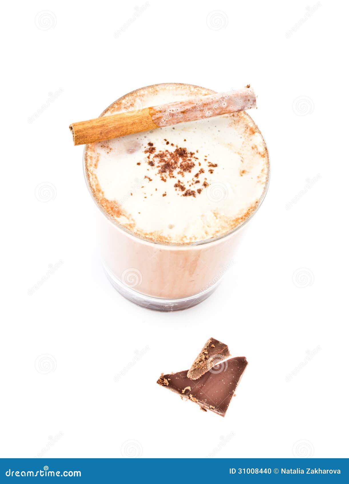Iced Blended Frappe Coffee Isolated on White Background Stock Photo ...