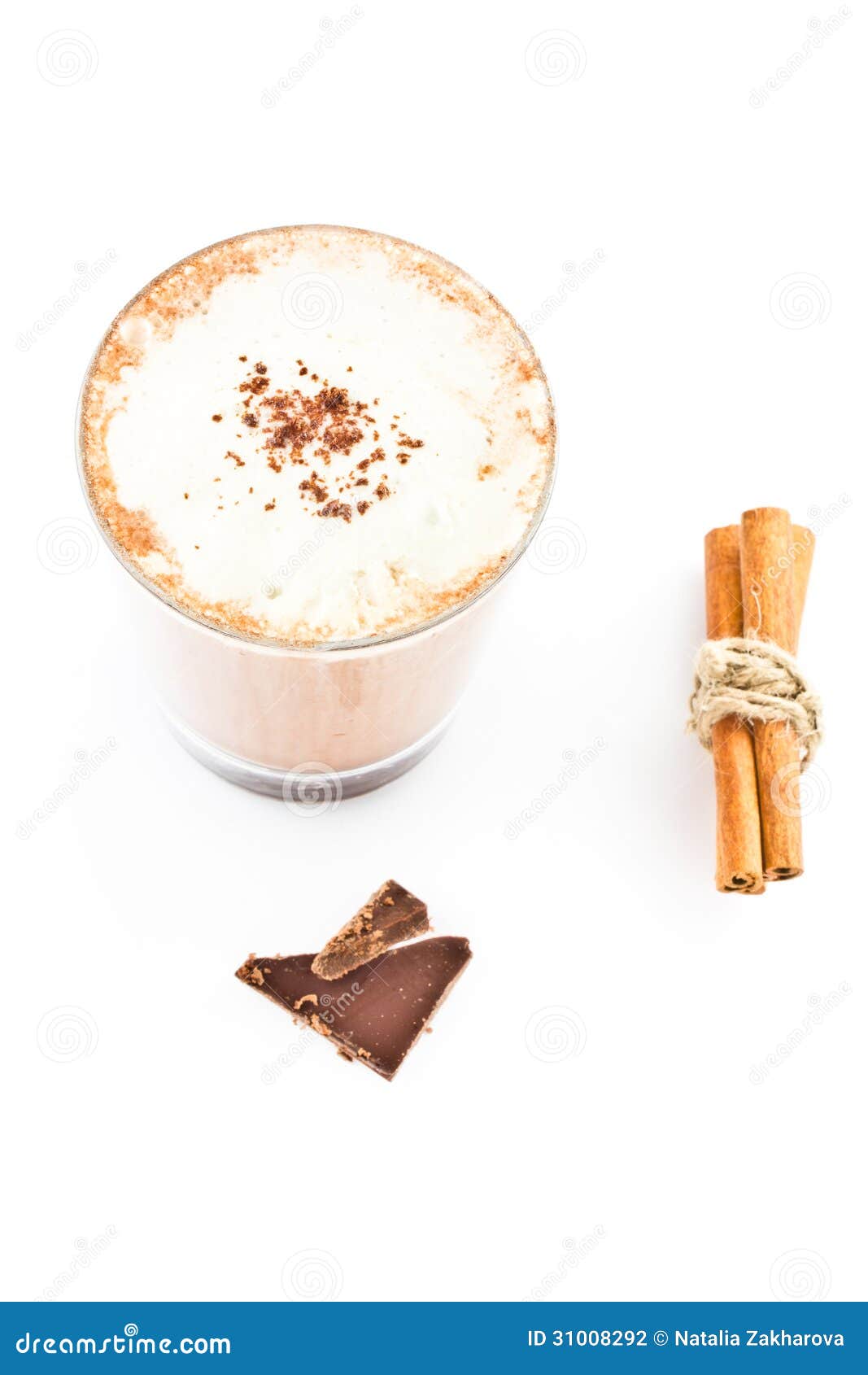 Iced Blended Frappe Coffee on White Background Stock Photo - Image of ...