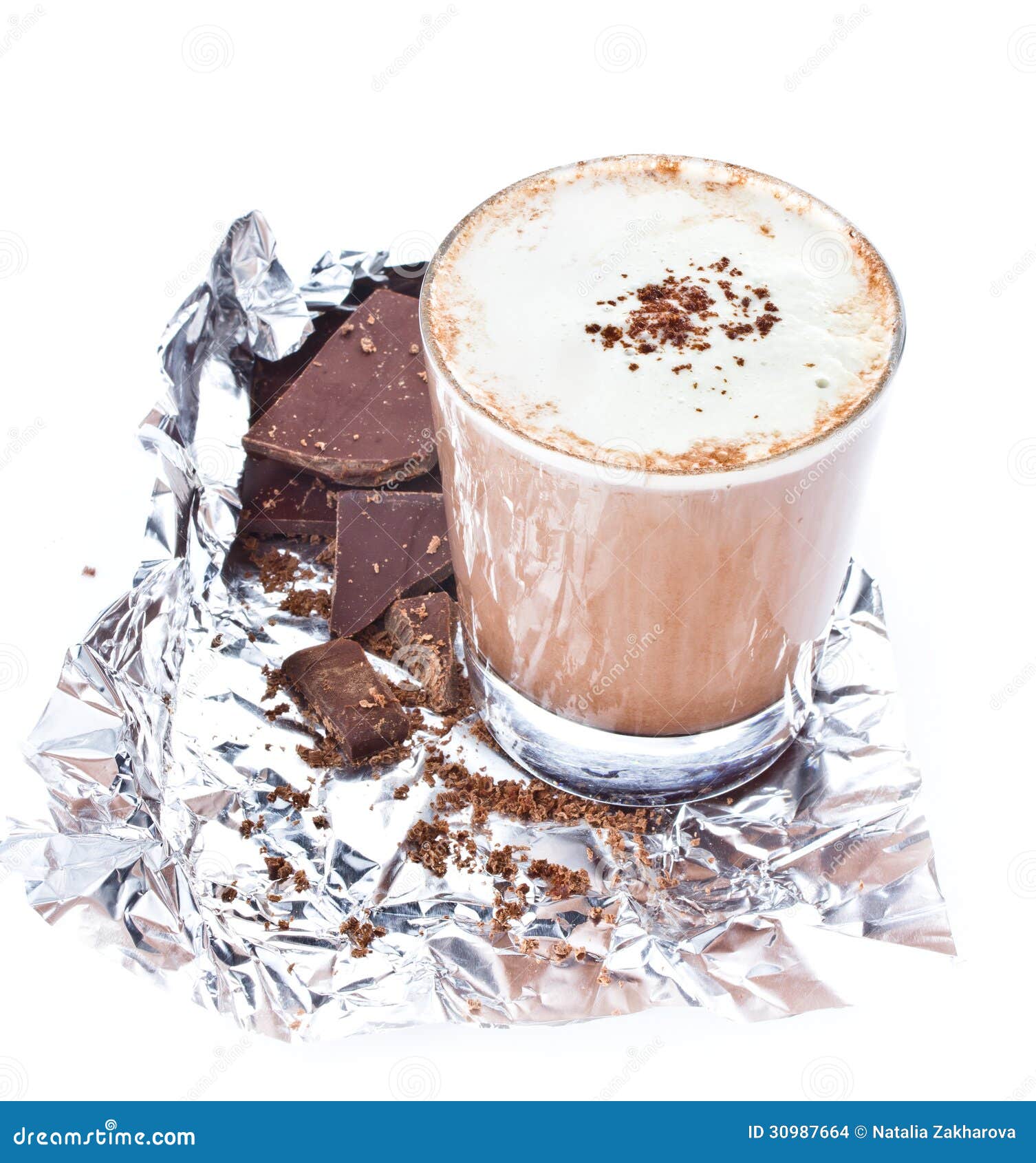 Iced Blended Frappe Coffee on White Background Stock Photo - Image of ...