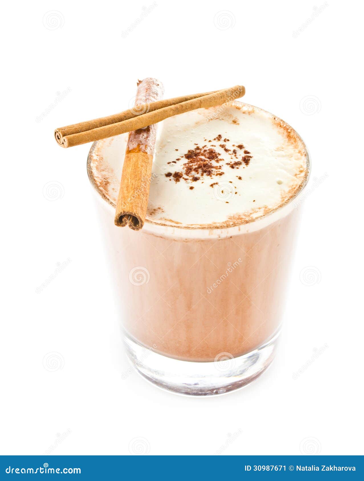 Iced Blended Frappe Coffee on White Background Stock Image - Image of ...