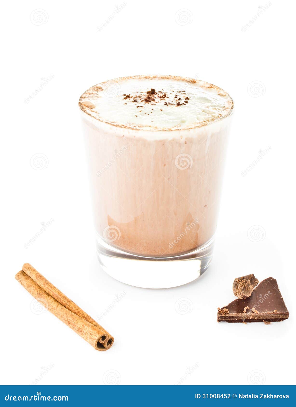 Iced Blended Frappe Coffee on White Background Stock Photo - Image of ...