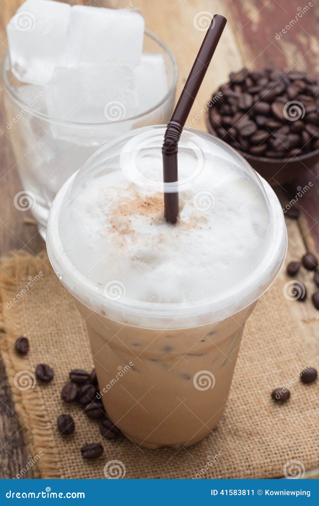 Iced blended frappucino stock image. Image of frappe - 41583811