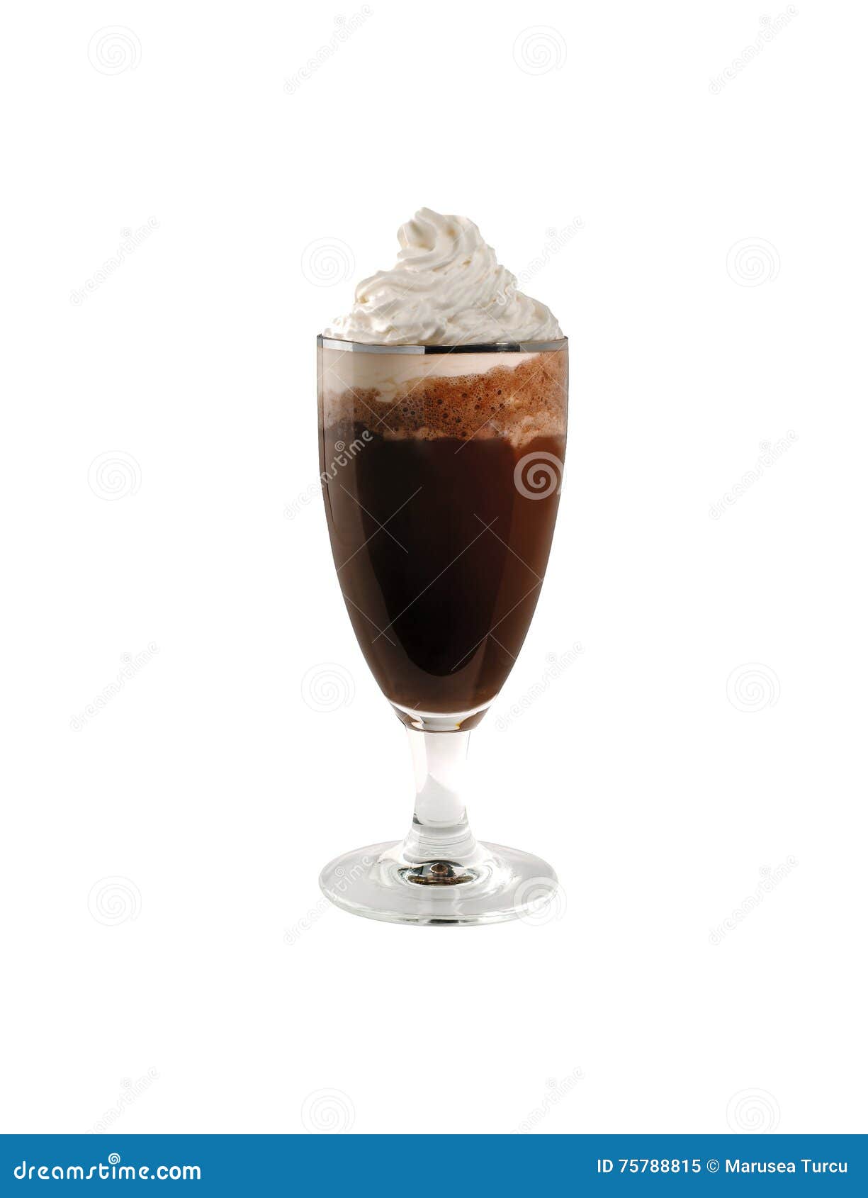 Iced blended frappucino stock image. Image of shake, iced - 75788815