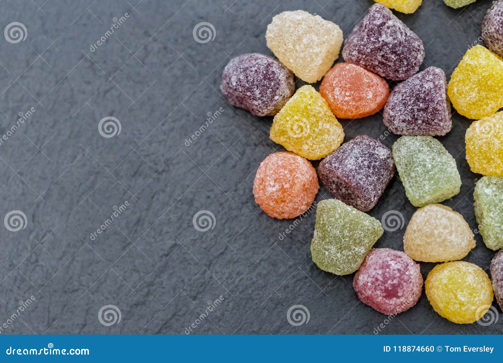 Iced Candy Sweets on Dark Background Stock Photo - Image of sweets ...