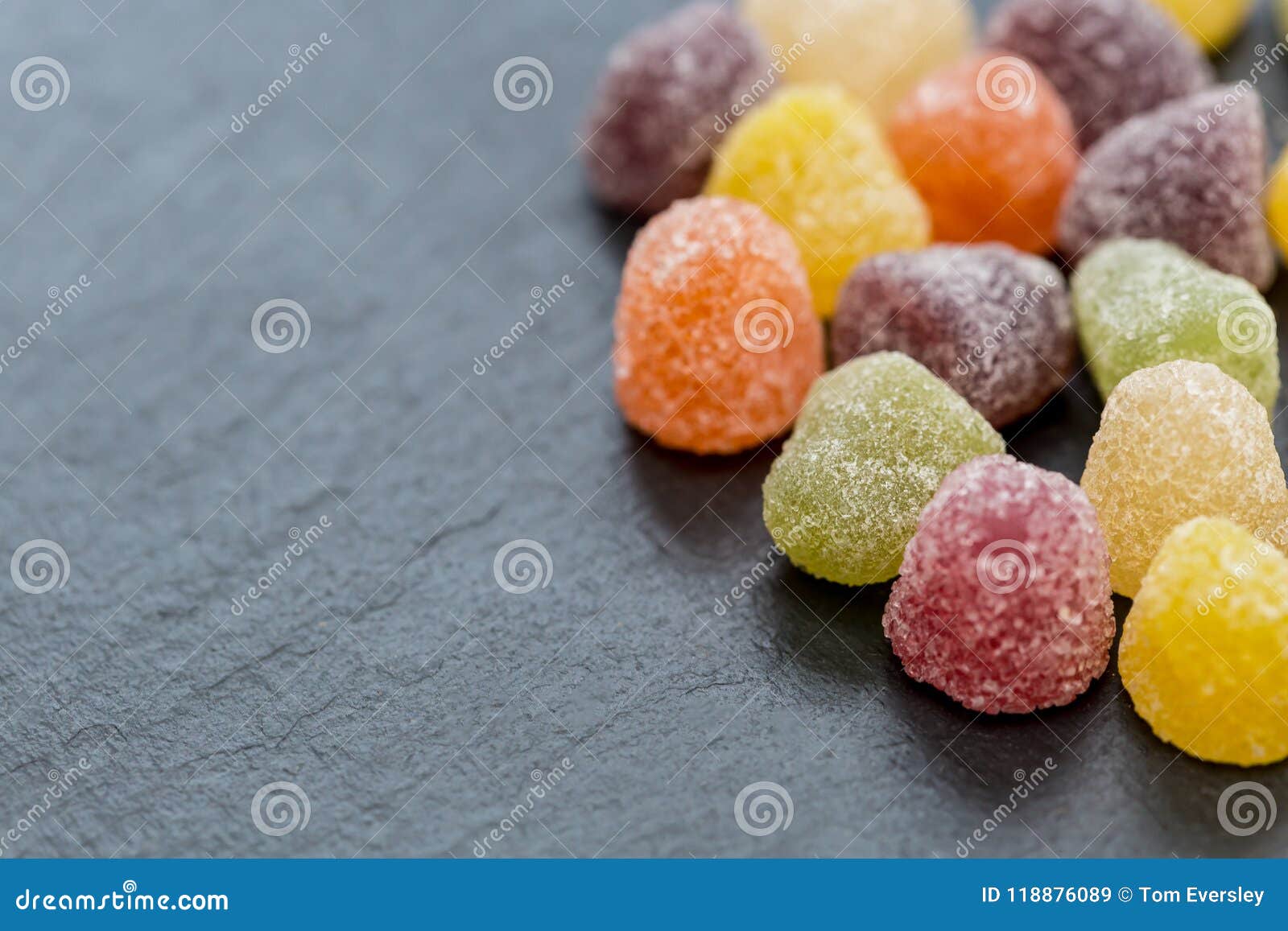 Iced Candy Sweets on Dark Background Stock Image - Image of sugar ...