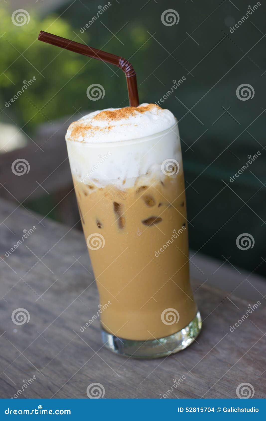 Iced Cappuccino (ice Coffee) Stock Photo - Image of mocha, served: 52815704