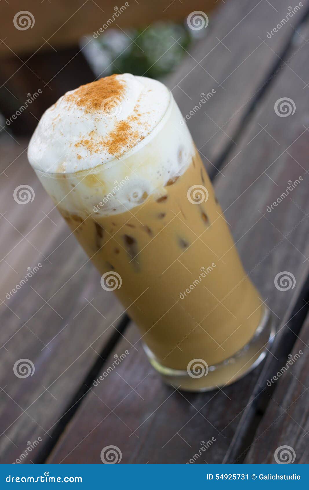 Iced Cappuccino (ice Coffee) Stock Image - Image of ready, delicious ...