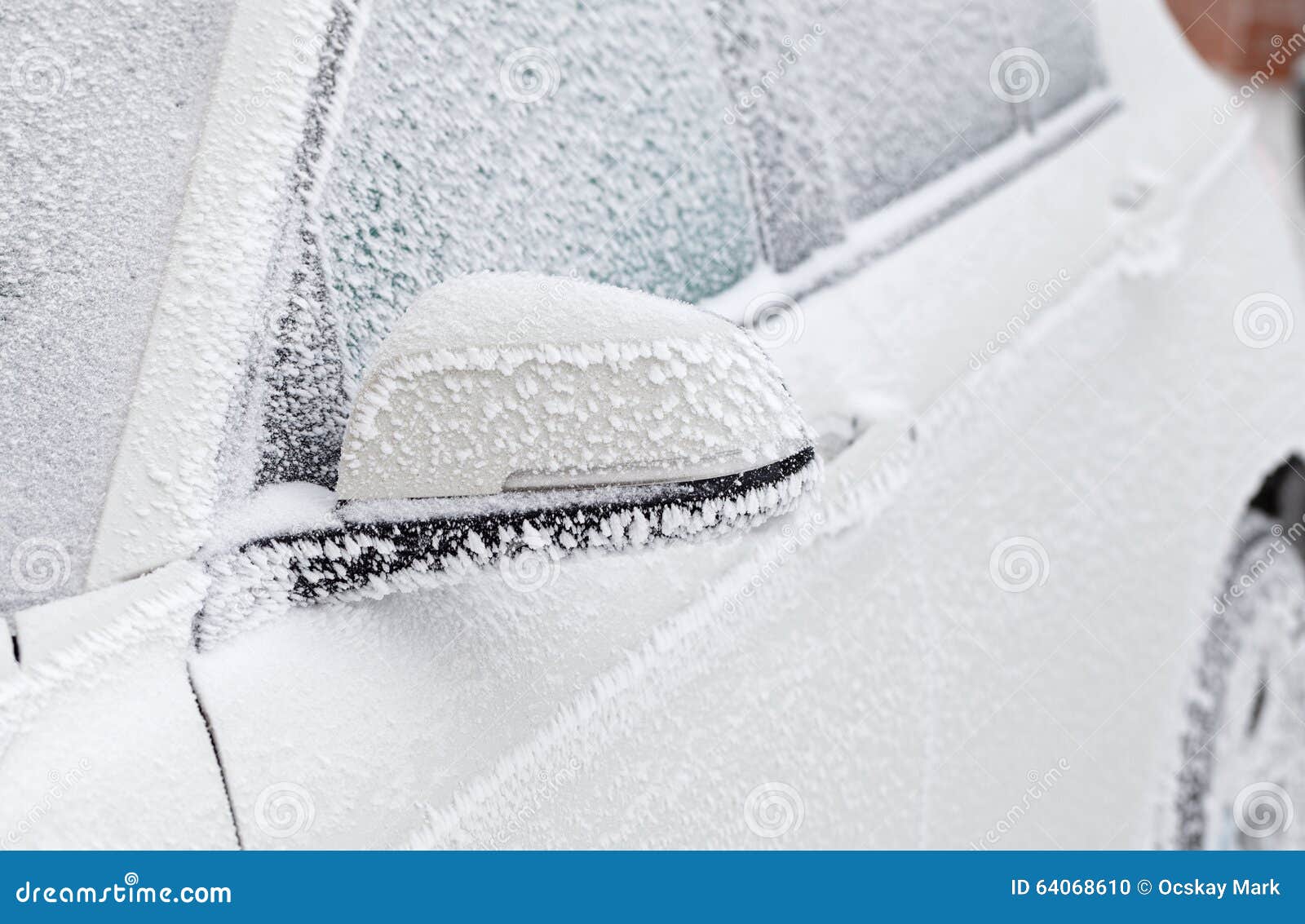 Iced car window stock photo. Image of blue, crust, snow - 64068610