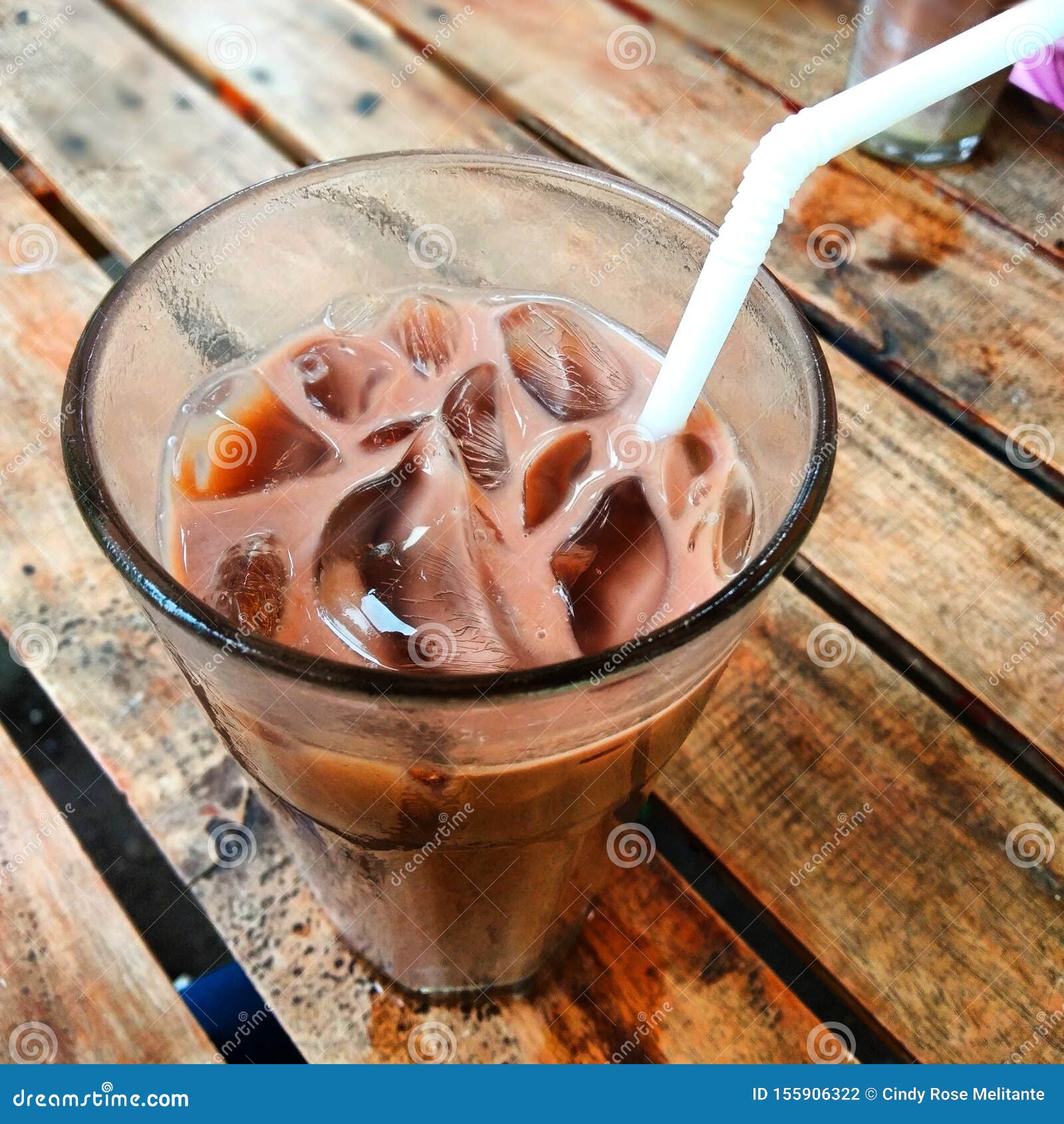 Iced choco Drink stock photo. Image of iced, choco, drink - 155906322