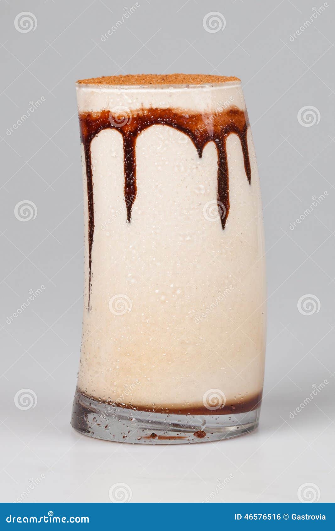 Iced chocolate cold cream stock photo. Image of iced - 46576516
