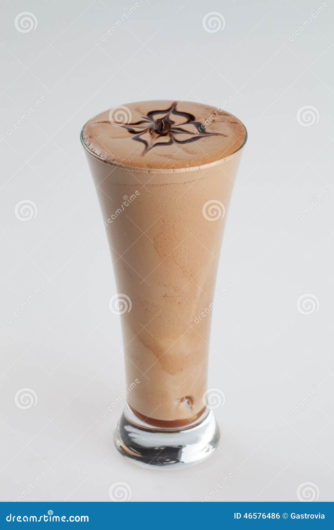 Iced Chocolate On Wood Background Stock Image | CartoonDealer.com #56438245