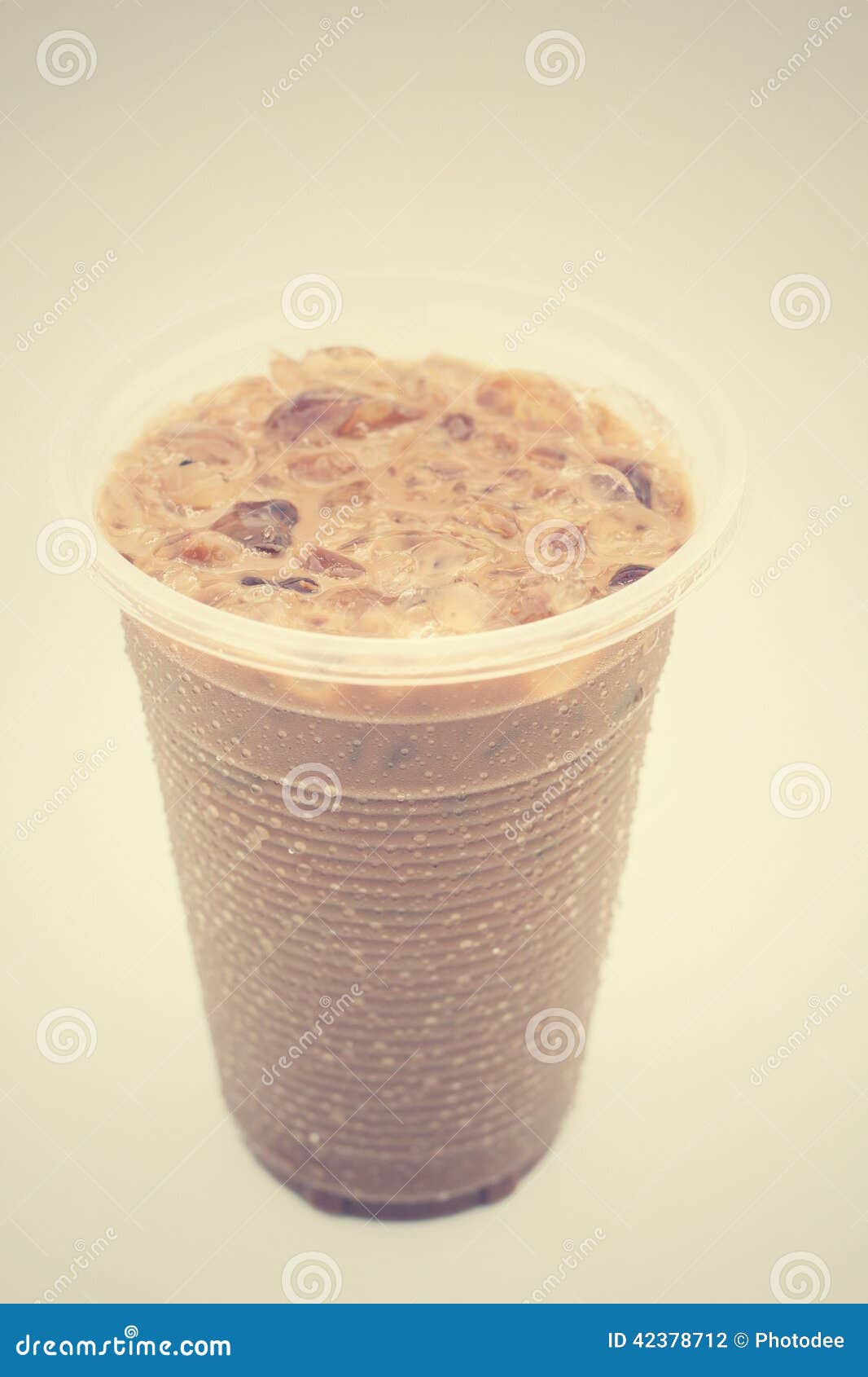 Iced coffee stock photo. Image of iced, glass, brown - 42378712