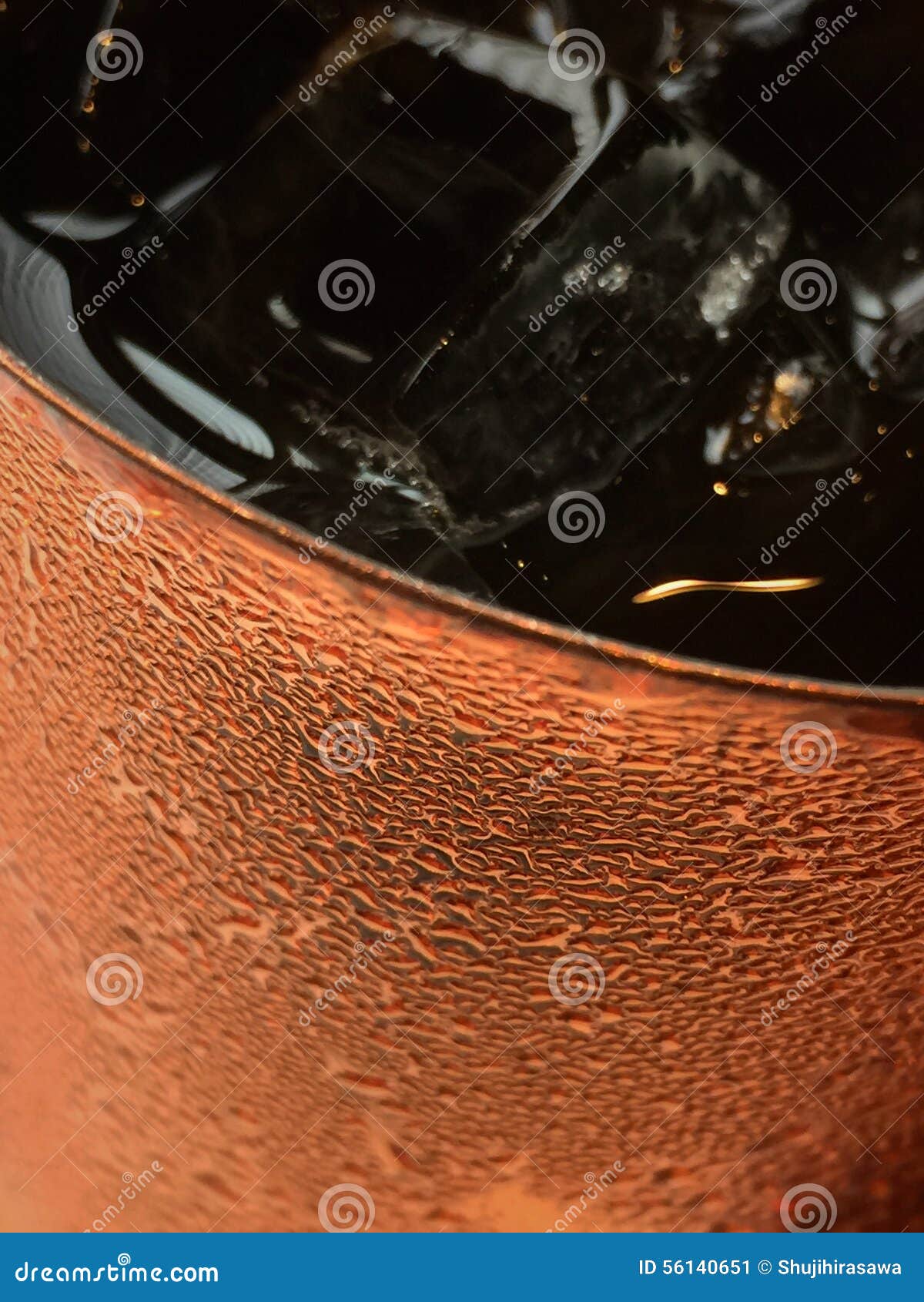 Iced coffee stock image. Image of copper, break, relax - 56140651
