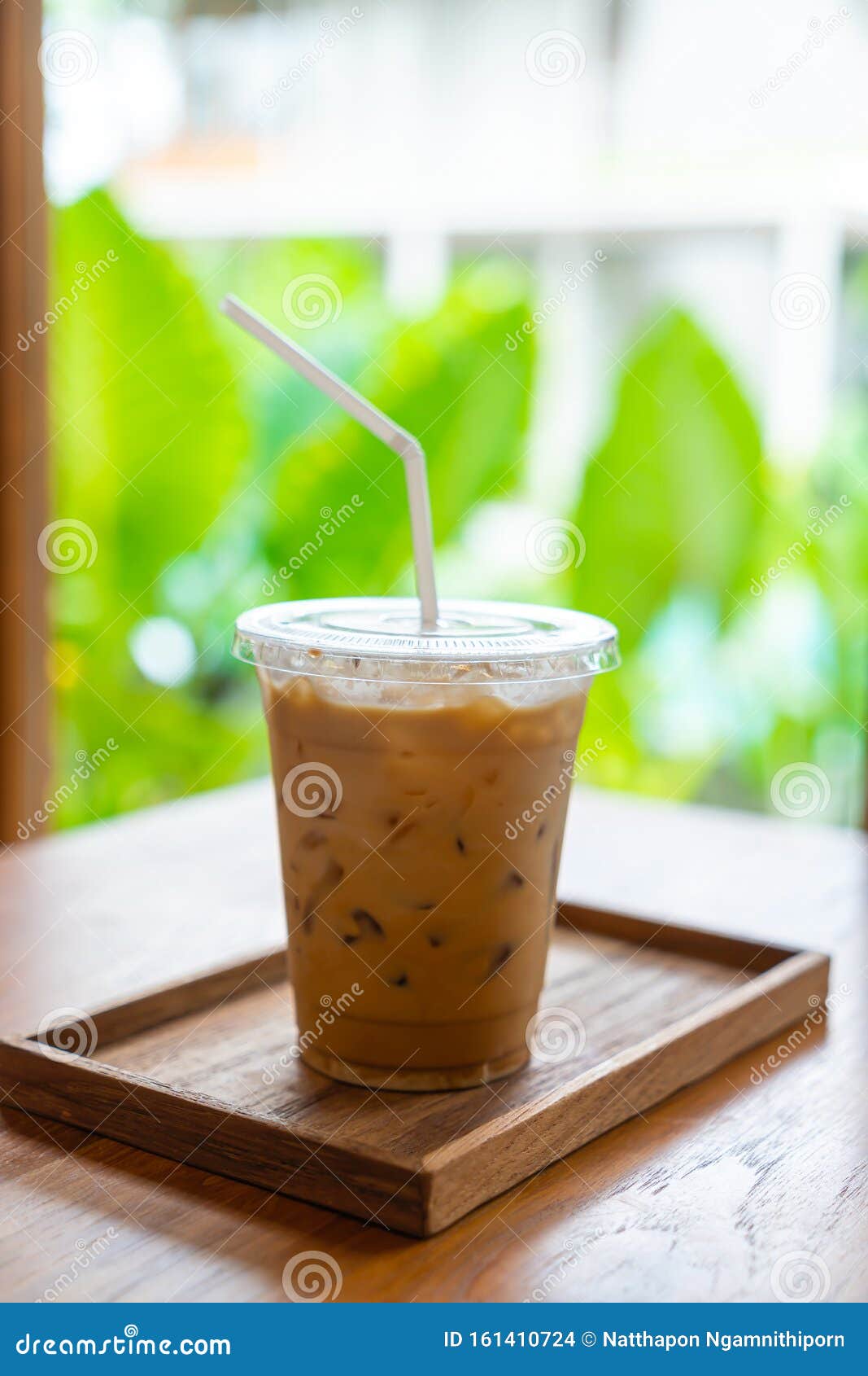 Iced coffee cup stock photo. Image of caffeine, breakfast - 161410724