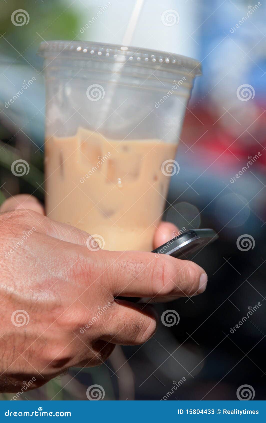 Iced Coffee & Text stock image. Image of caffeine - 15804433