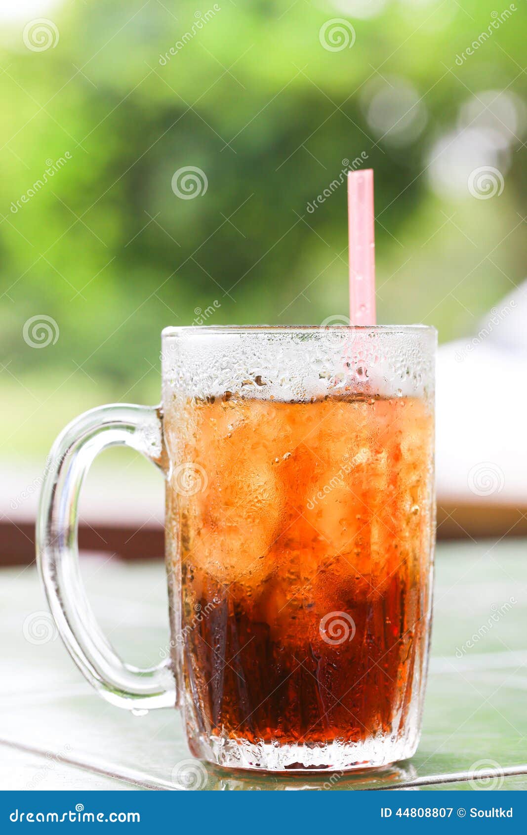 Iced Cola stock image. Image of refreshment, celebration - 44808807