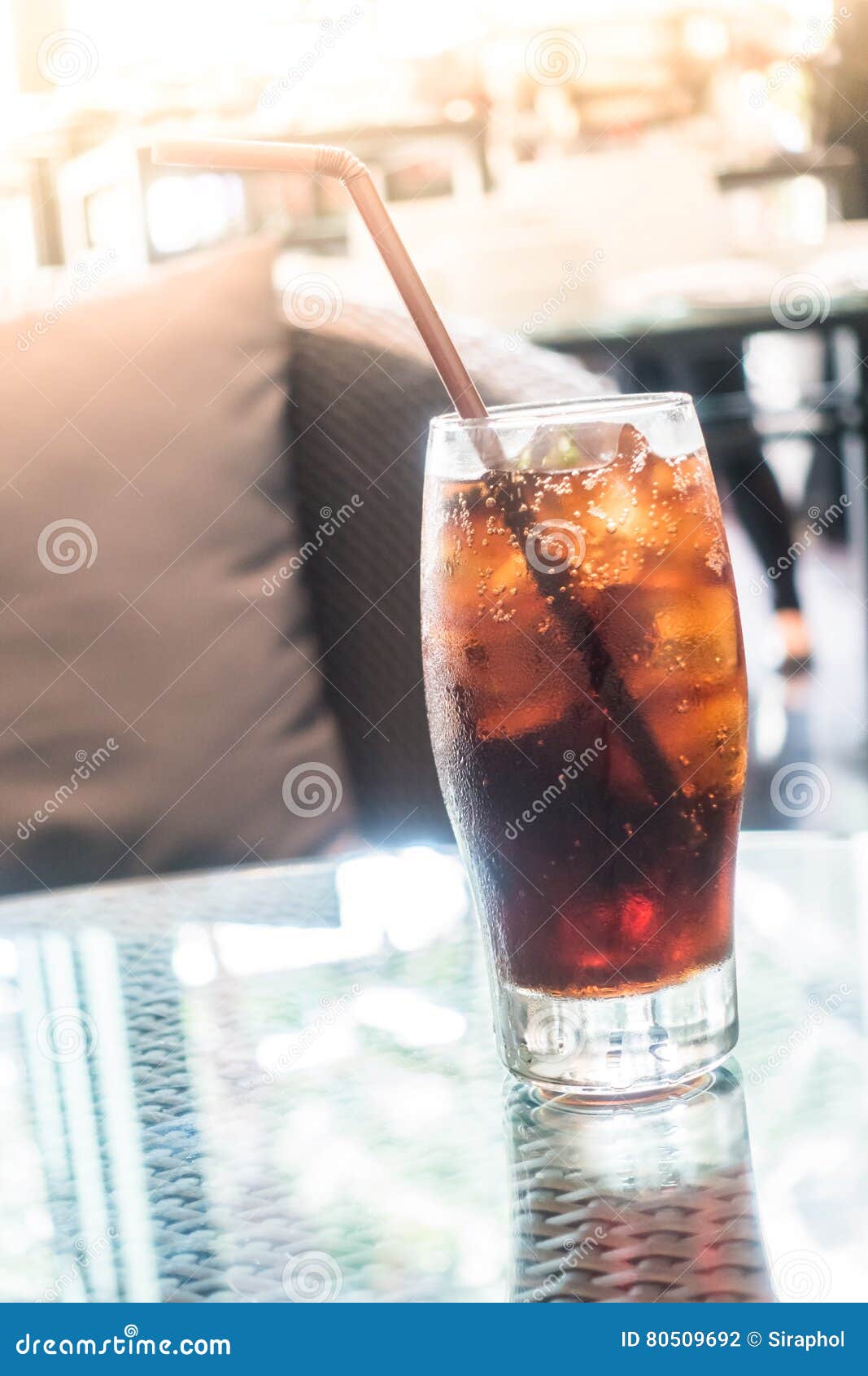 Iced cola glass stock photo. Image of cool, cold, soft - 80509692
