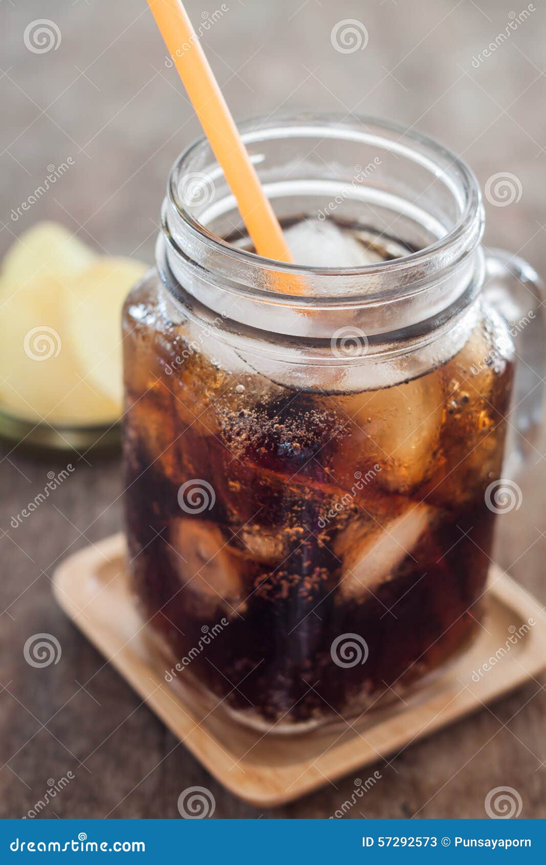 Iced Cola with Potato Chips Stock Image - Image of glass, bubble: 57292573