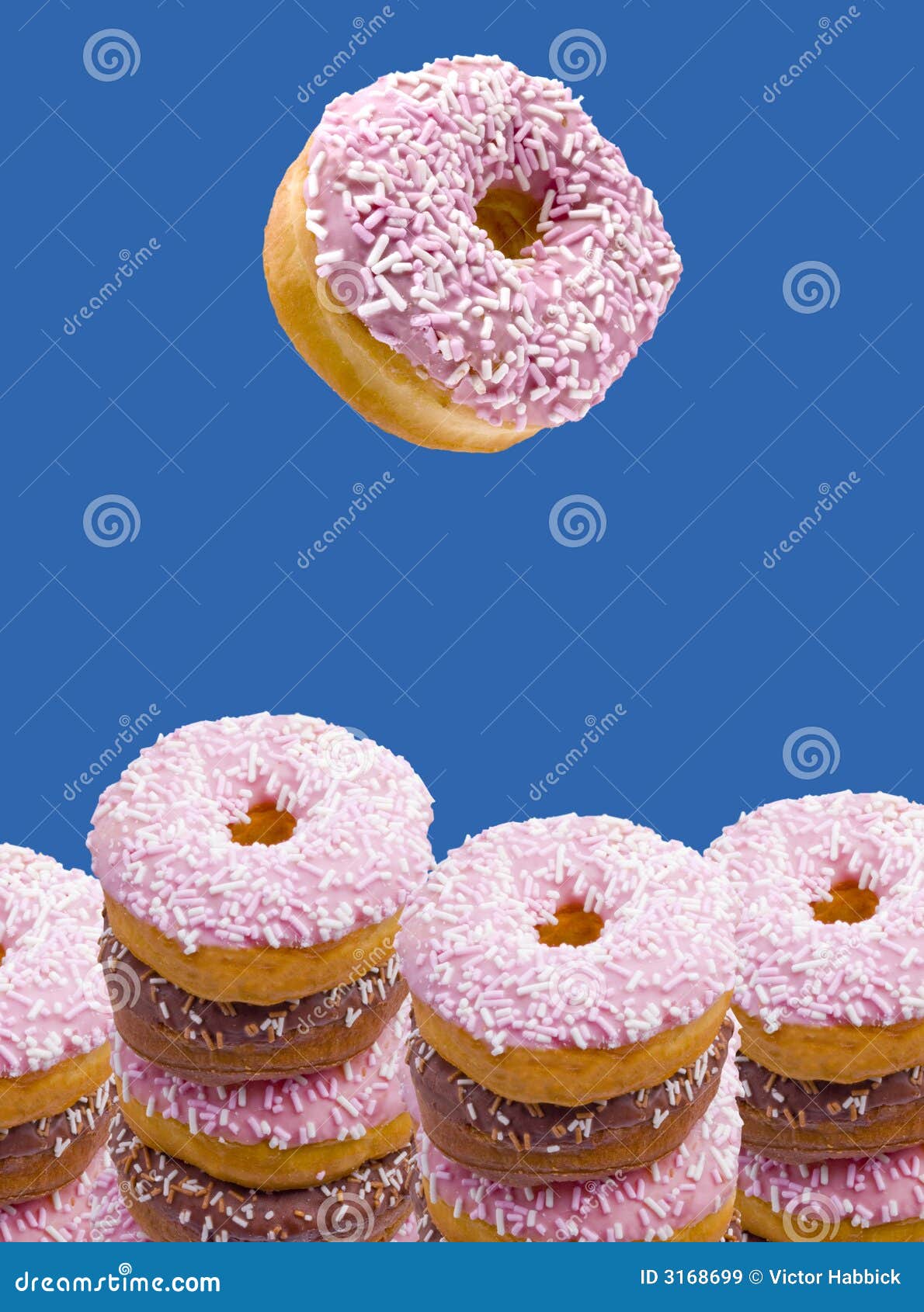 Iced colored donuts stock image. Image of doughnut, sweet - 3168699