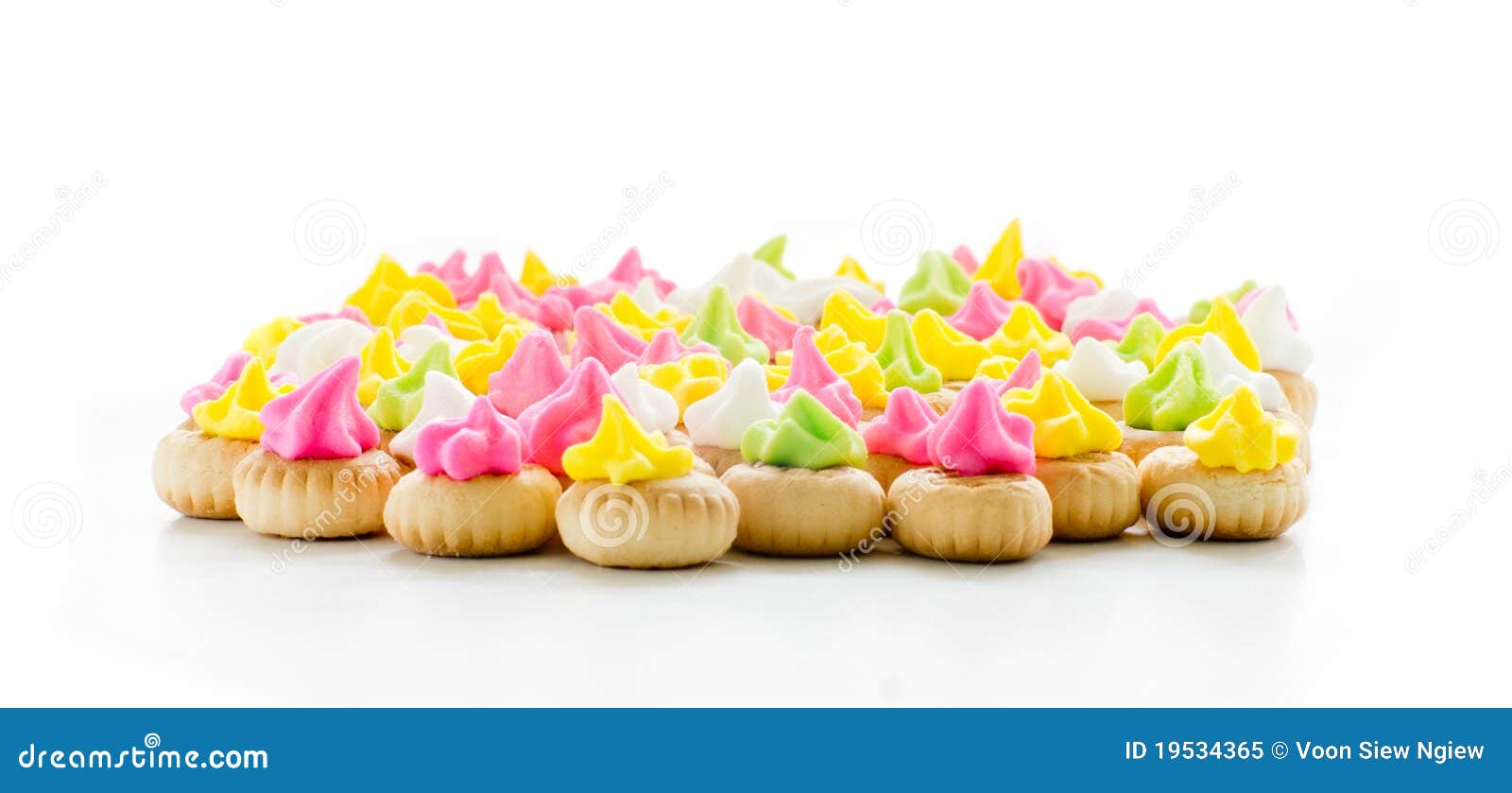 Iced Gems Biscuit stock image. Image of taste, delicious - 19534365