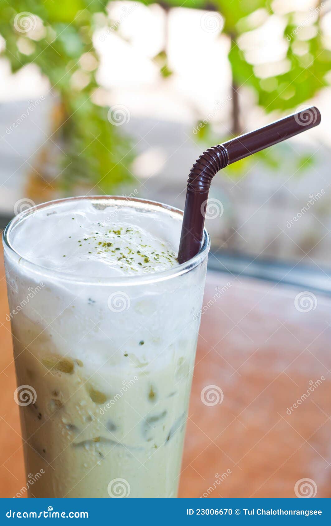Iced green tea stock photo. Image of cold, healthy, health - 23006670
