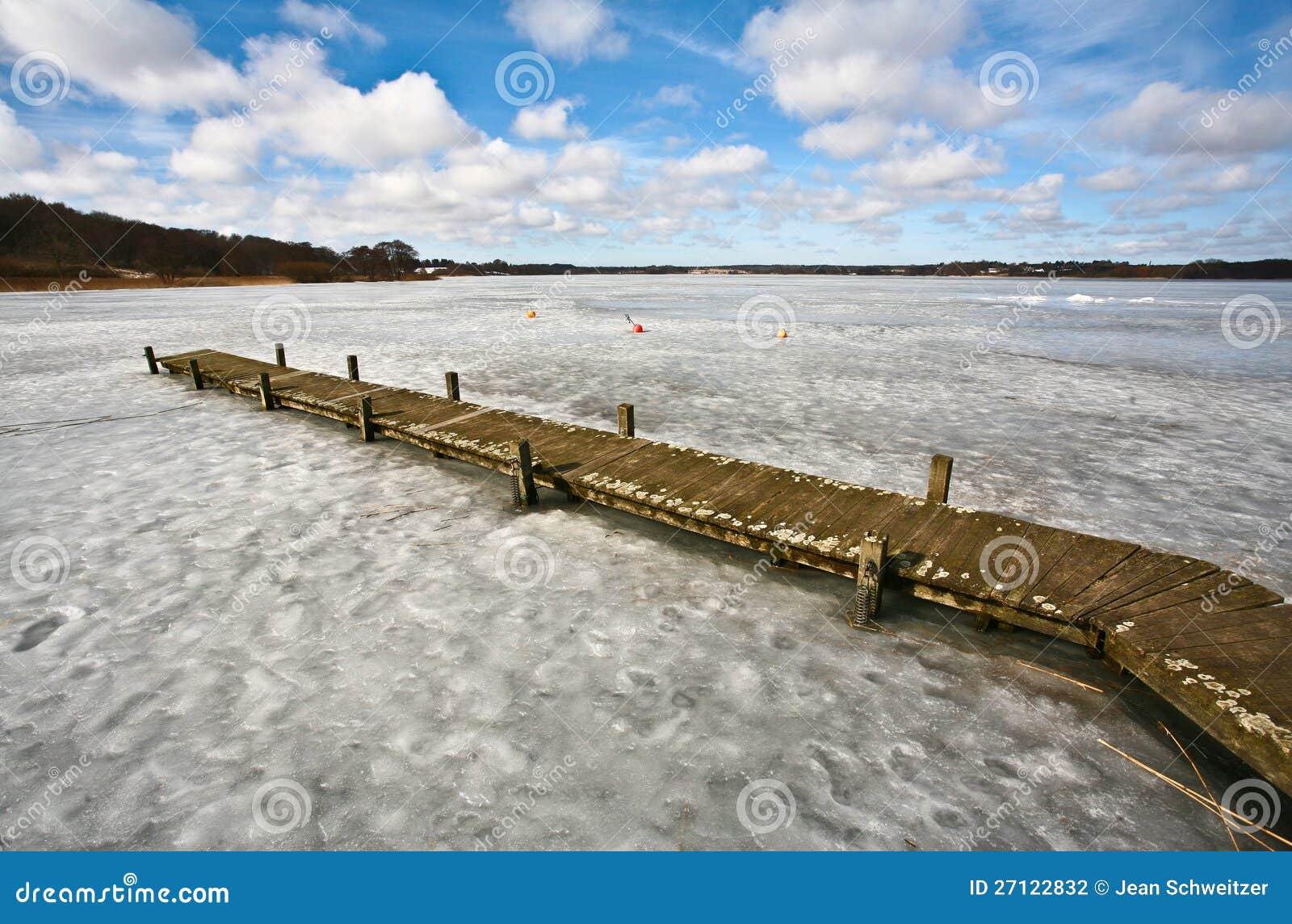 Iced lake in denmark stock photo. Image of ocean, nature - 27122832