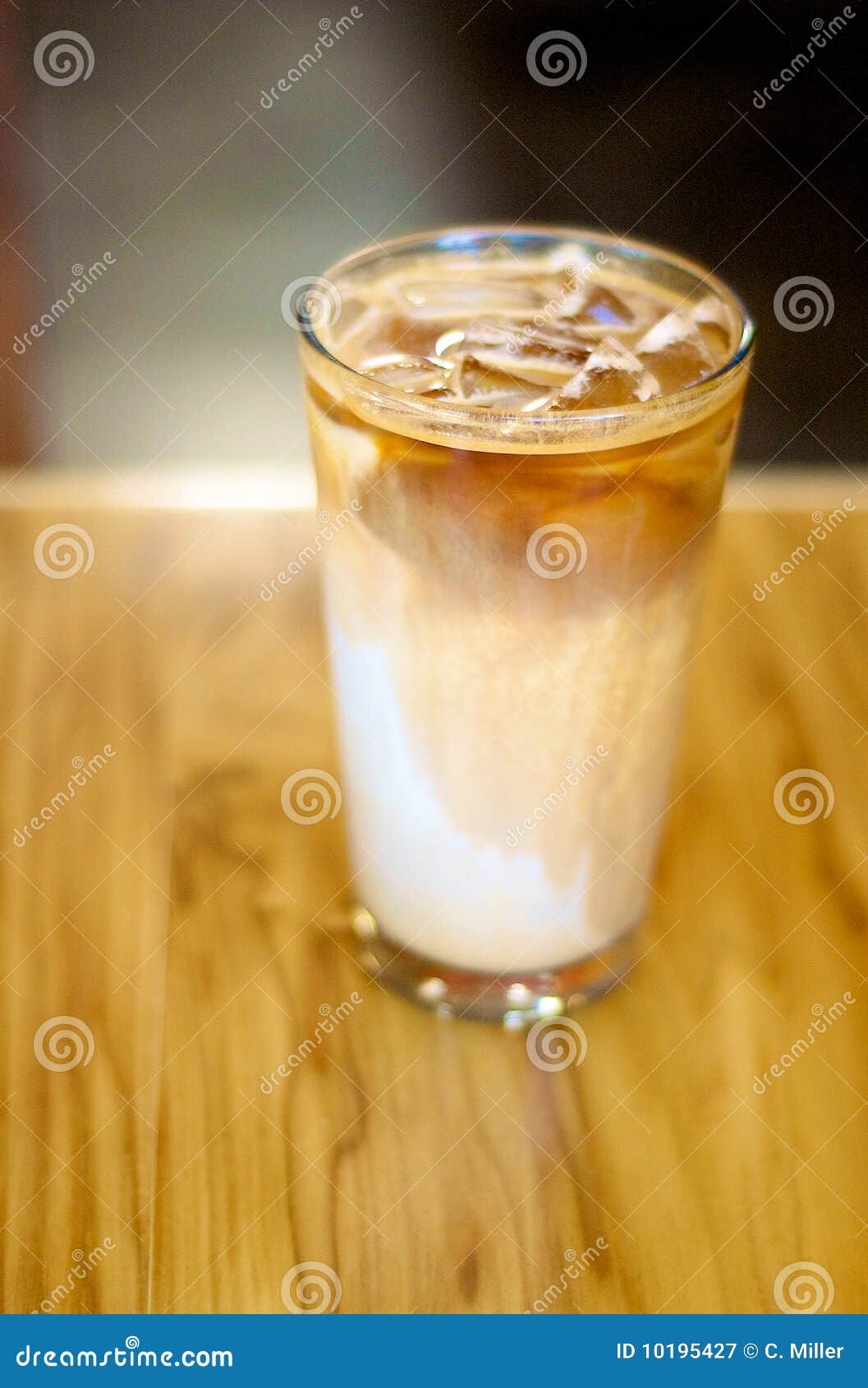 Iced Latte stock image. Image of caffeine, refreshment - 10195427