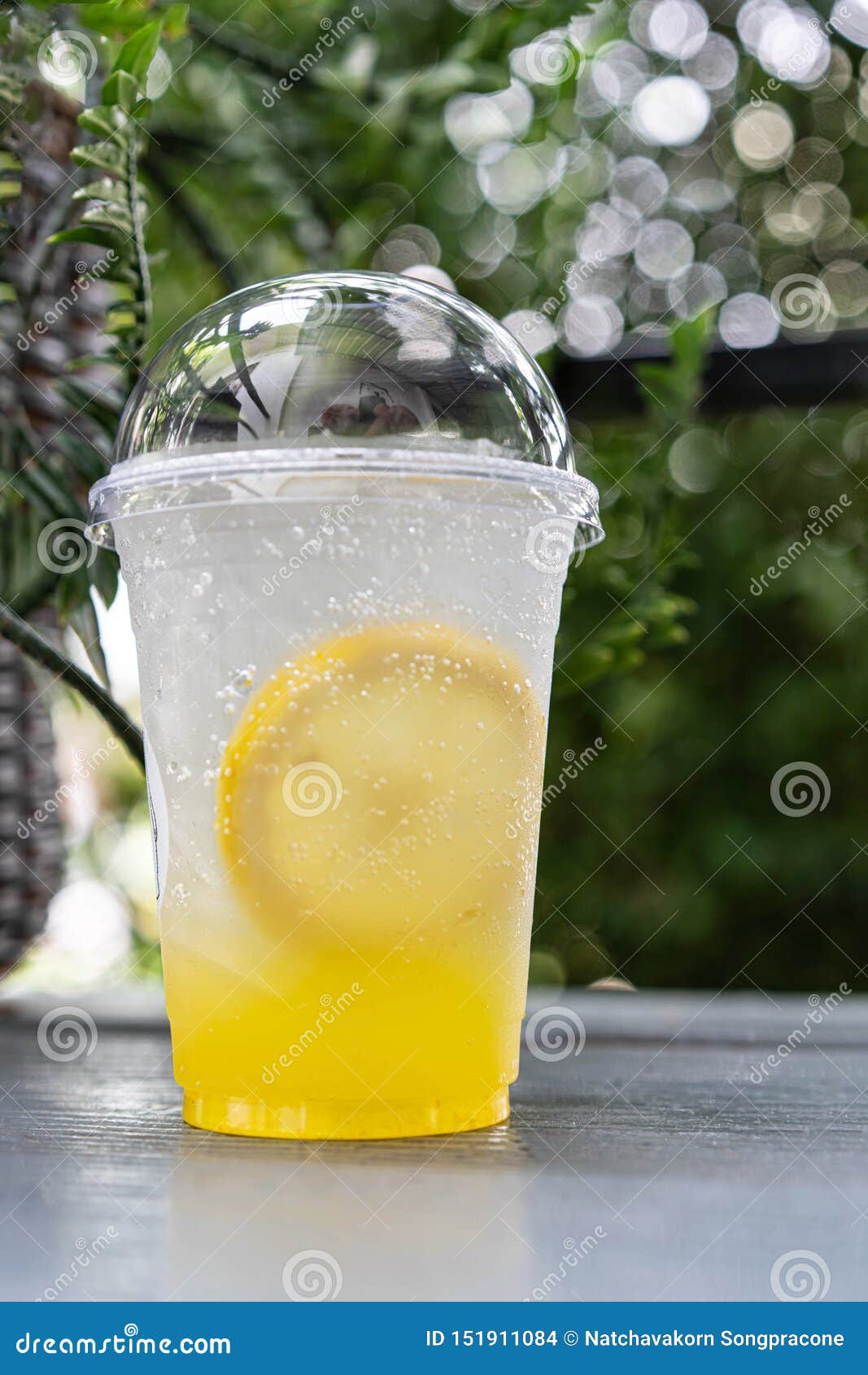 Iced Lemonade Soda with Yuzu Orange Stock Photo - Image of nature, lime ...