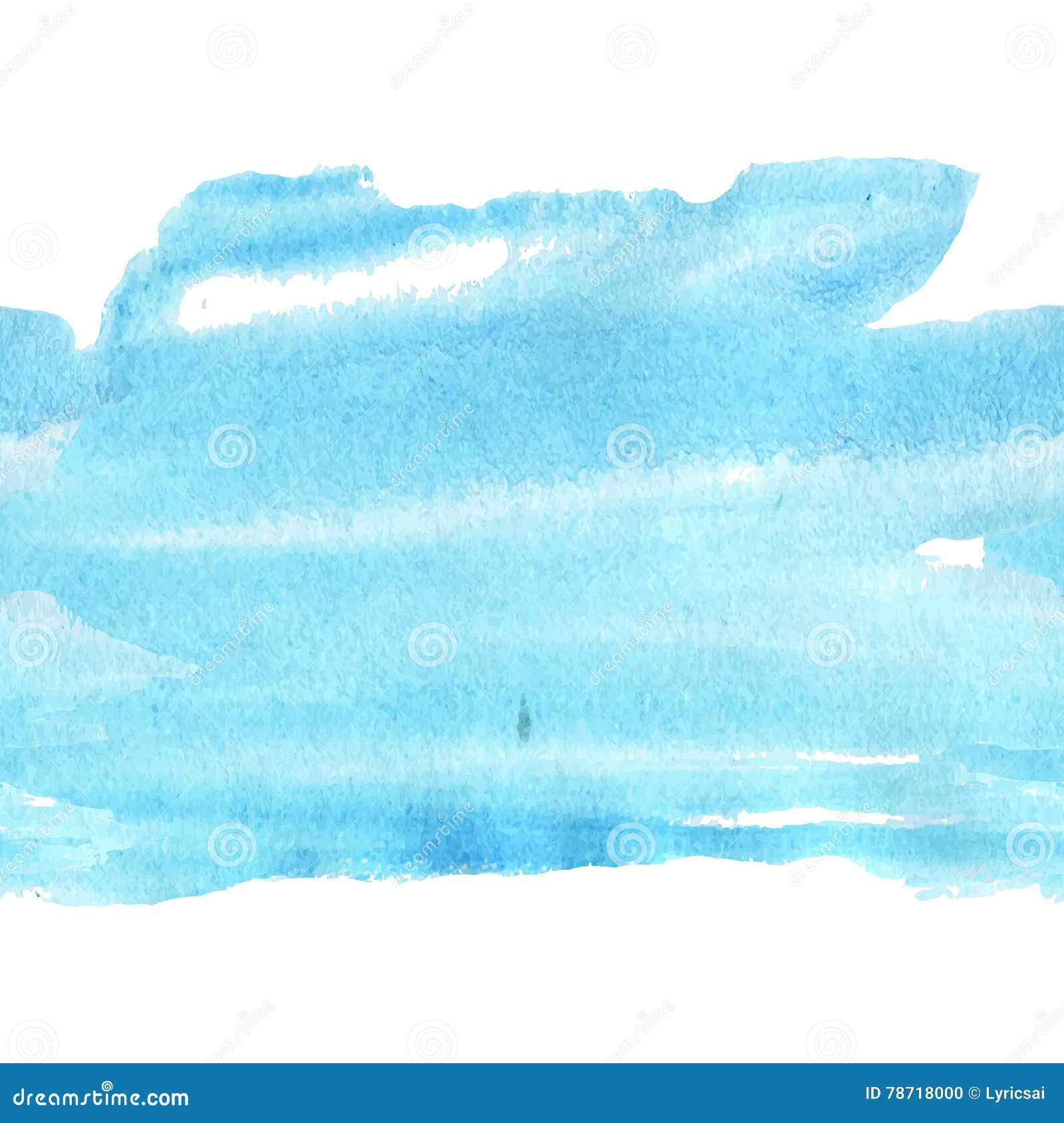 Iced Light Blue Watercolour Stock Illustration - Illustration of random ...