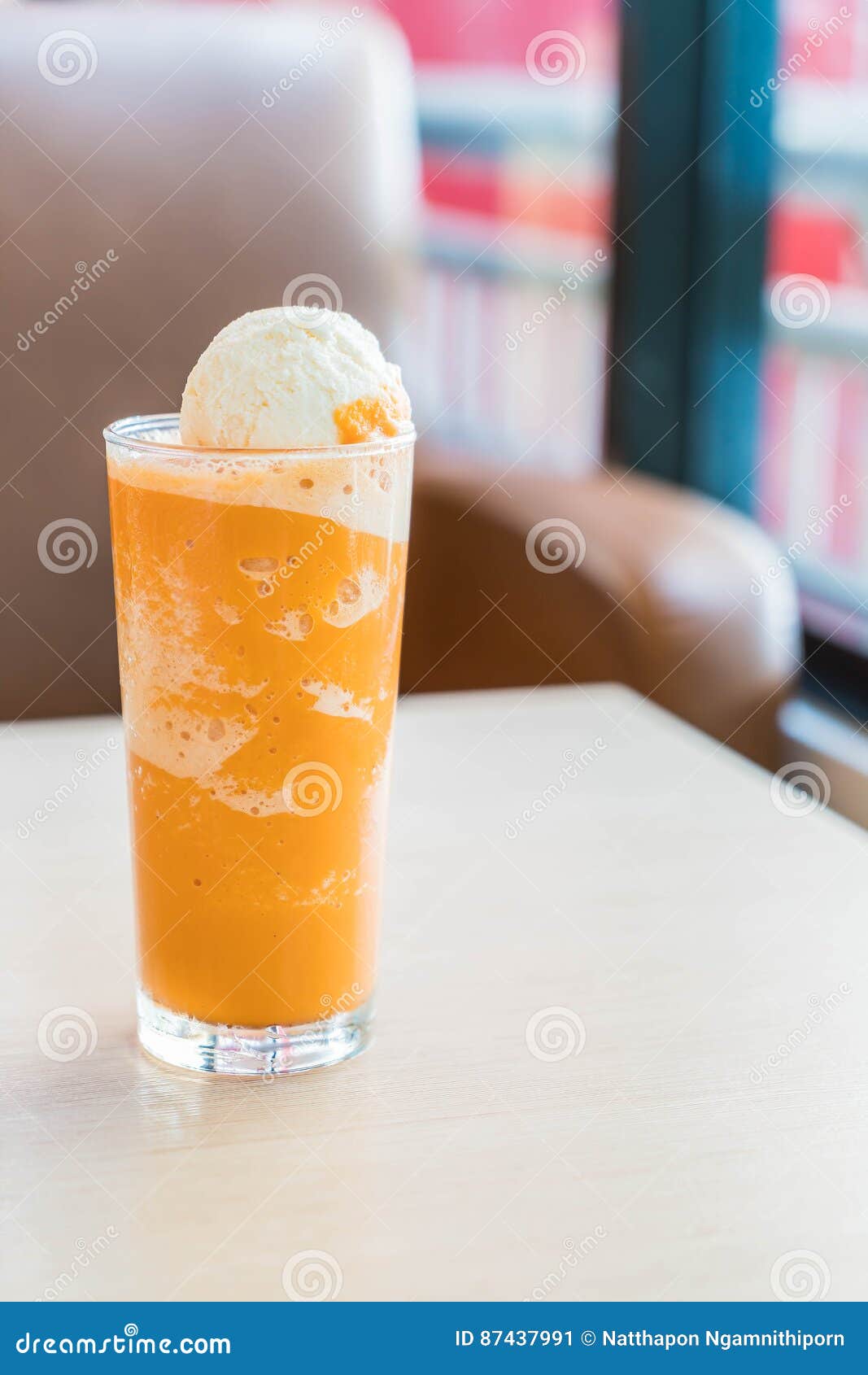 Iced milk tea stock image. Image of glass, milk, iced - 87437991