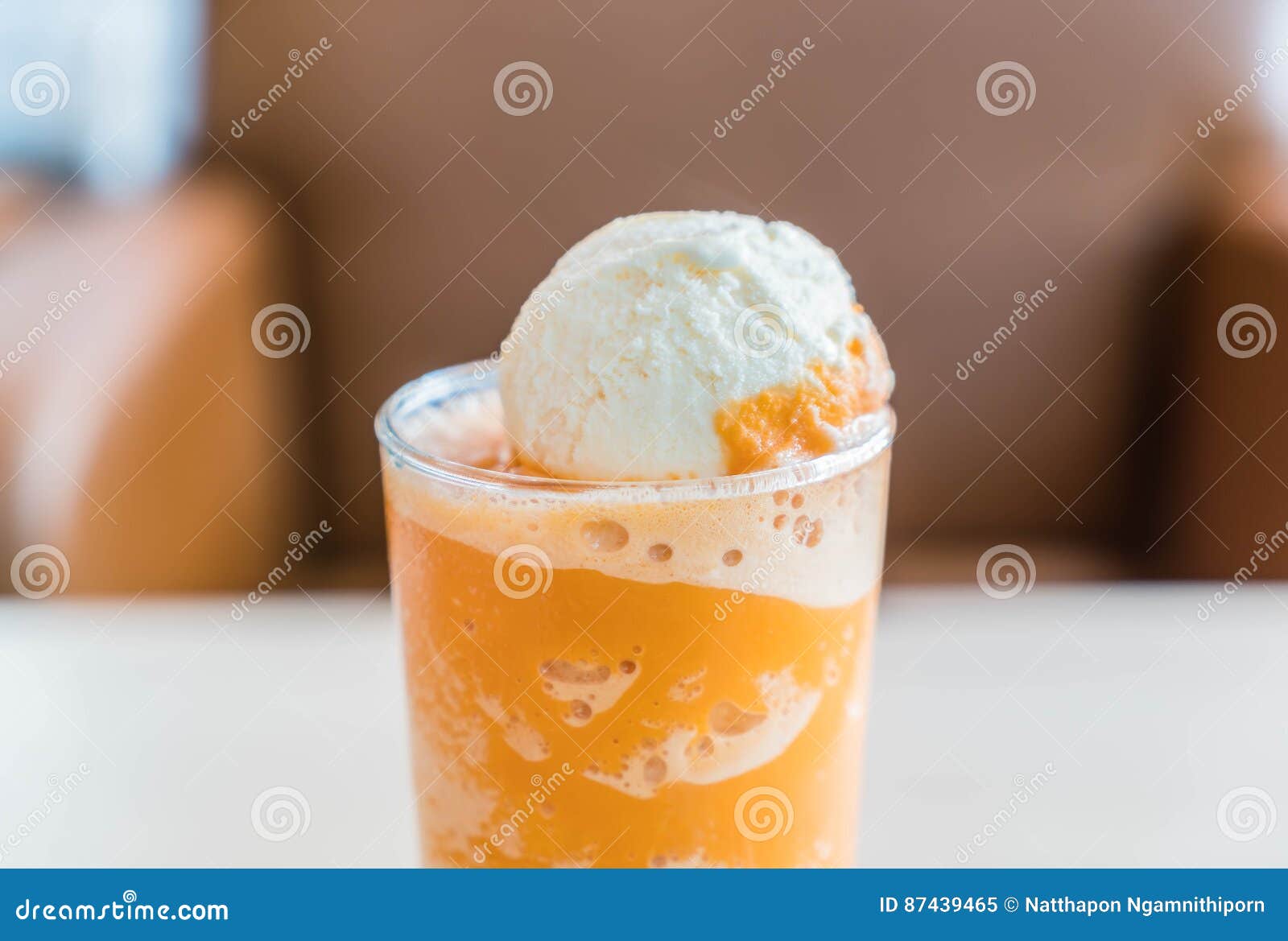 Iced milk tea stock image. Image of cuisine, restaurant - 87439465