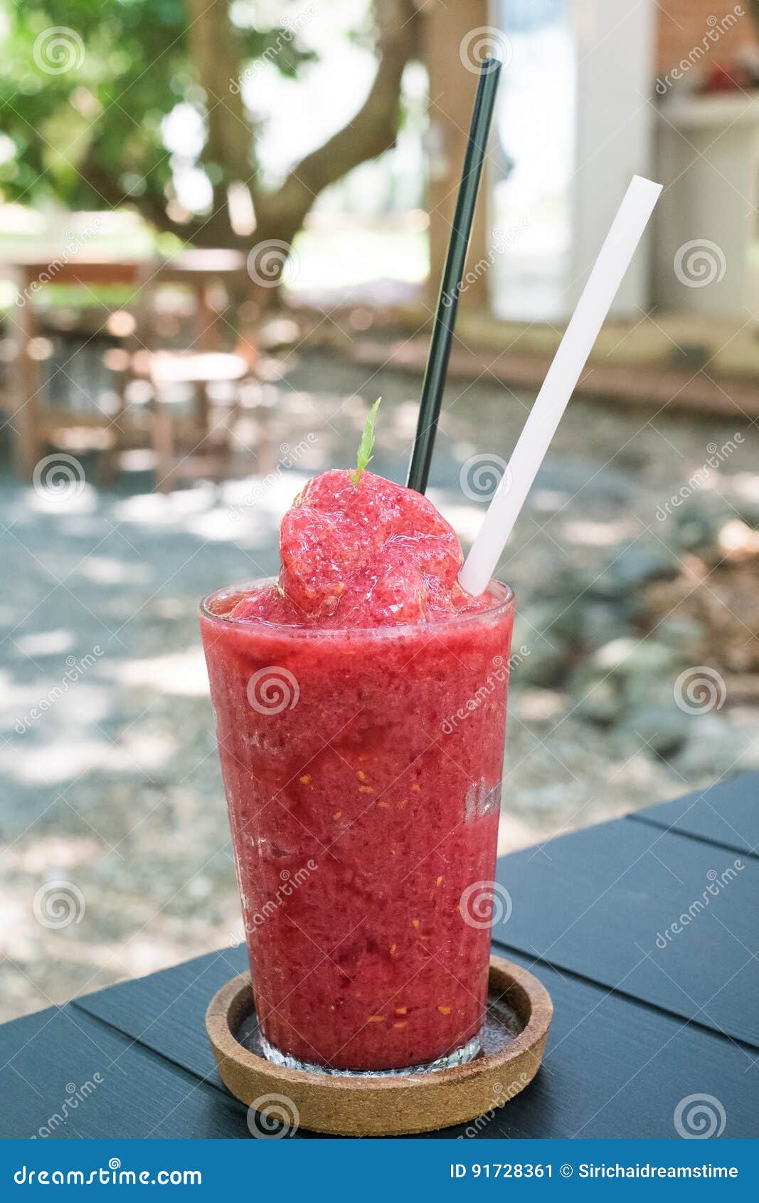 Iced mixed berry frappe stock image. Image of shake, refreshment - 91728361