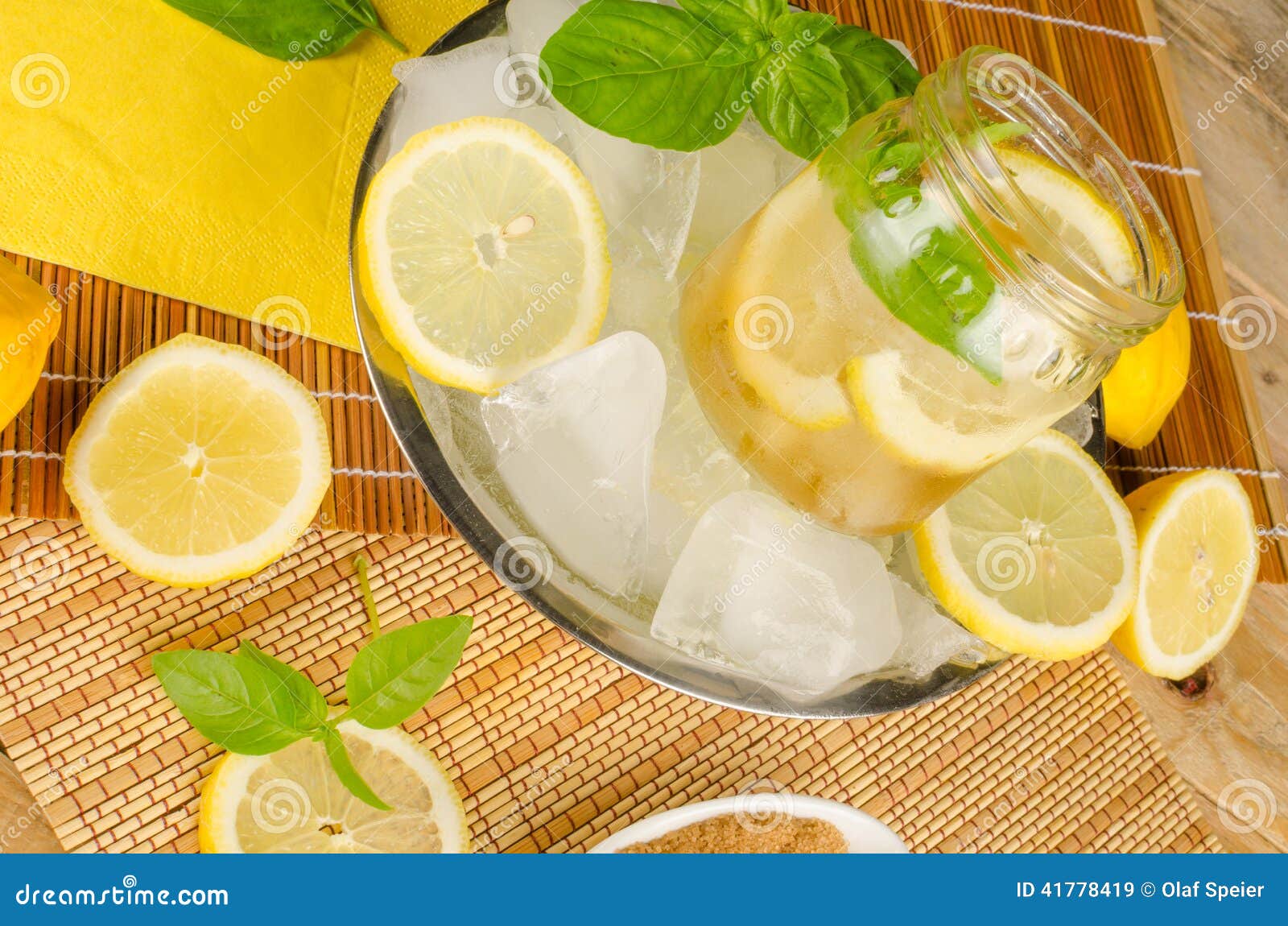 Iced mojito stock image. Image of summer, beverage, fruity - 41778419