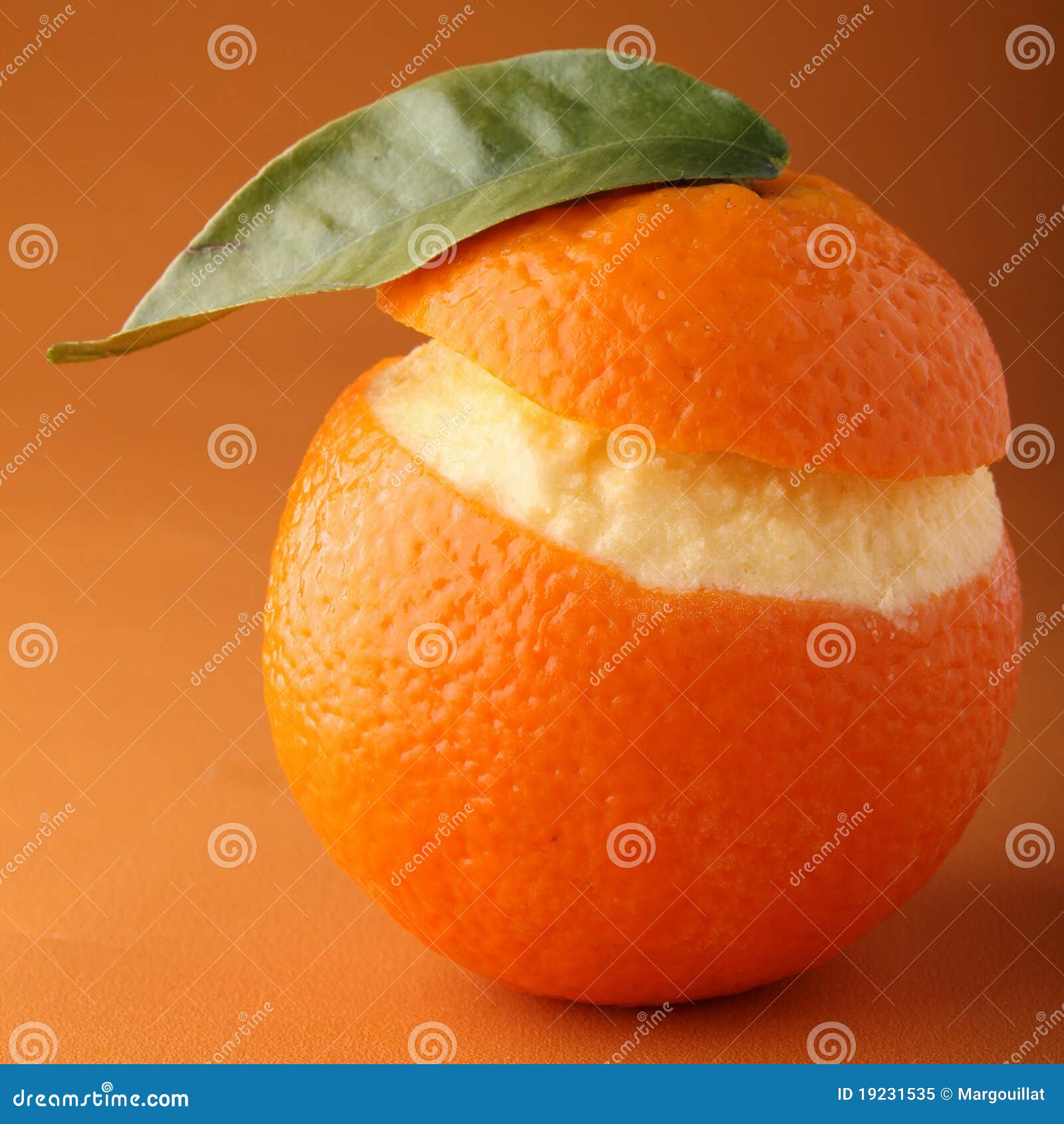 Iced orange stock image. Image of refreshment, gastronomy - 19231535