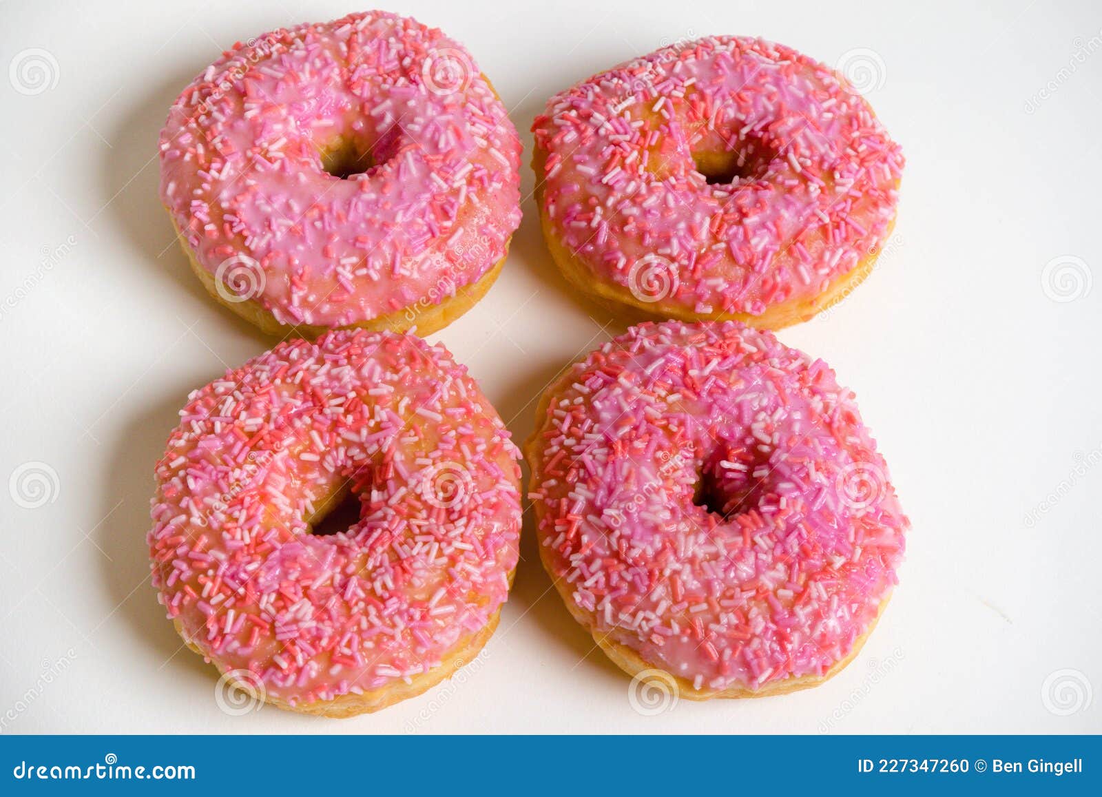 Iced Ring Donuts stock photo. Image of donuts, ring - 227347260