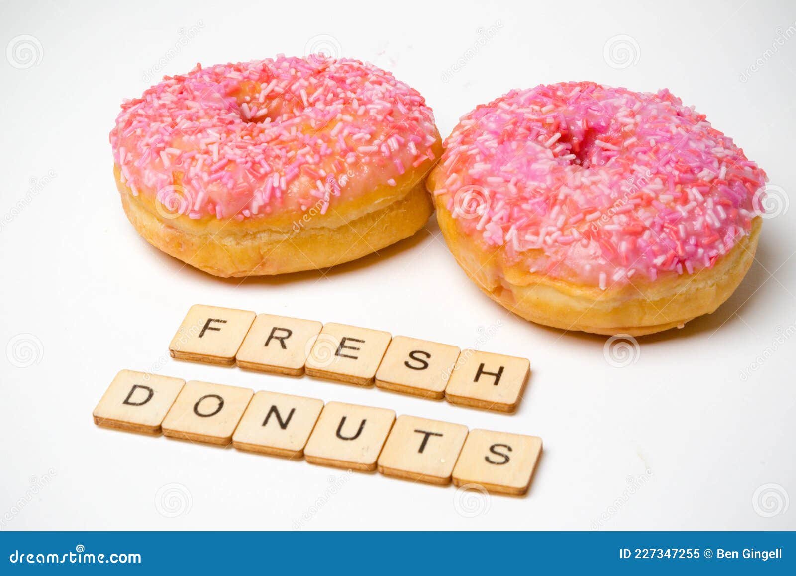 Iced Ring Donuts stock image. Image of fresh, glazed - 227347255