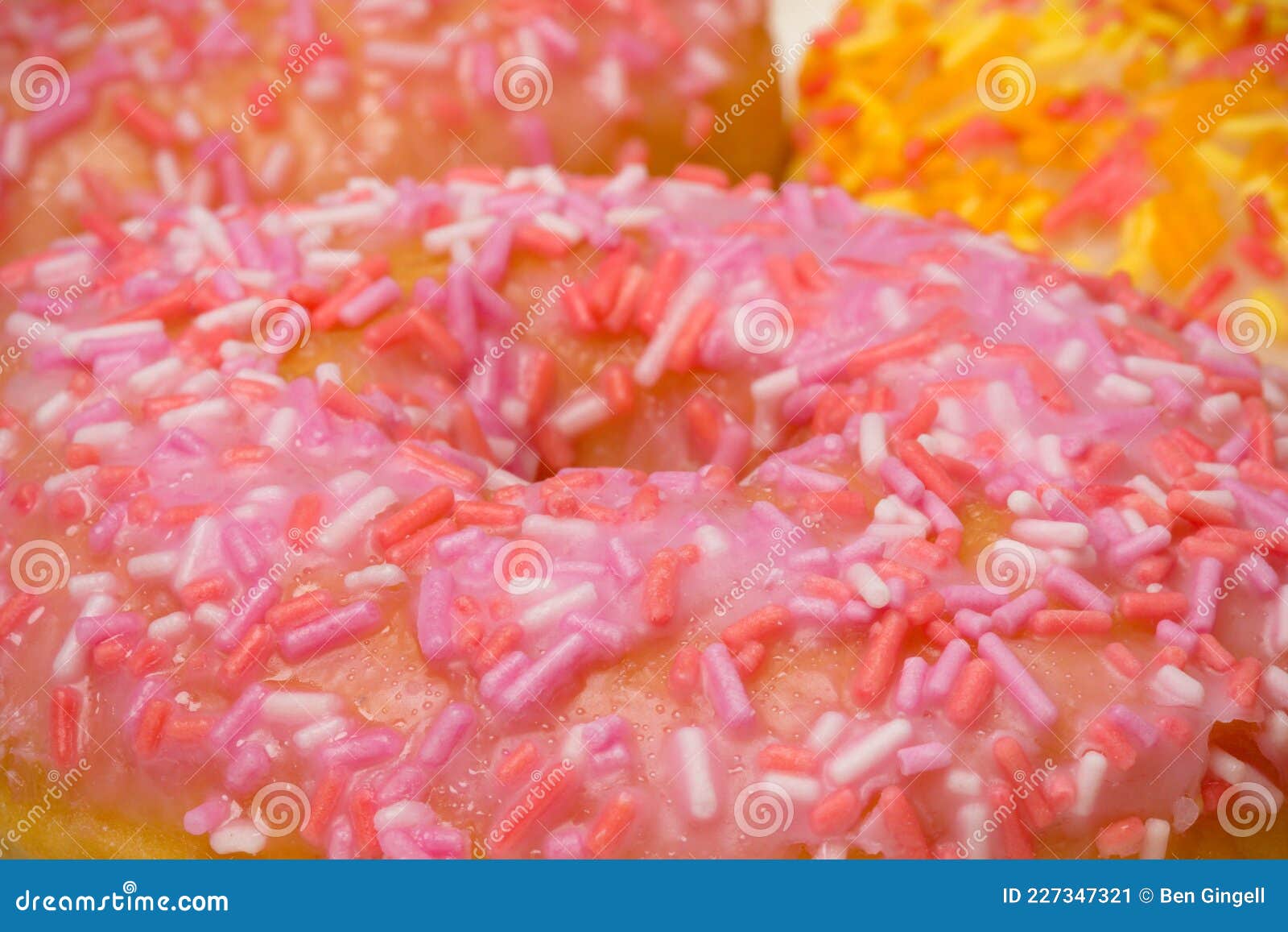 Iced Ring Donuts stock image. Image of delicious, iced - 227347321