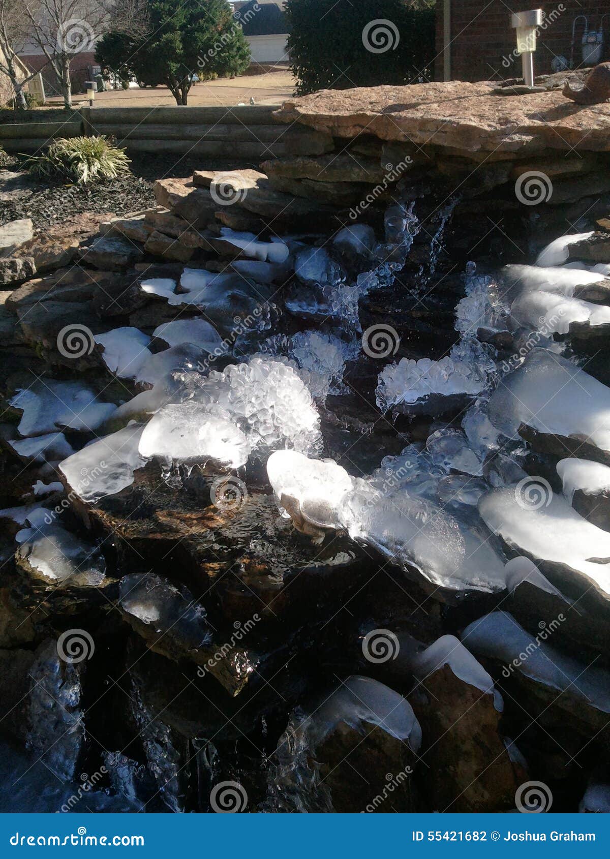 Iced Rocks stock photo. Image of rocks, stones, iced - 55421682