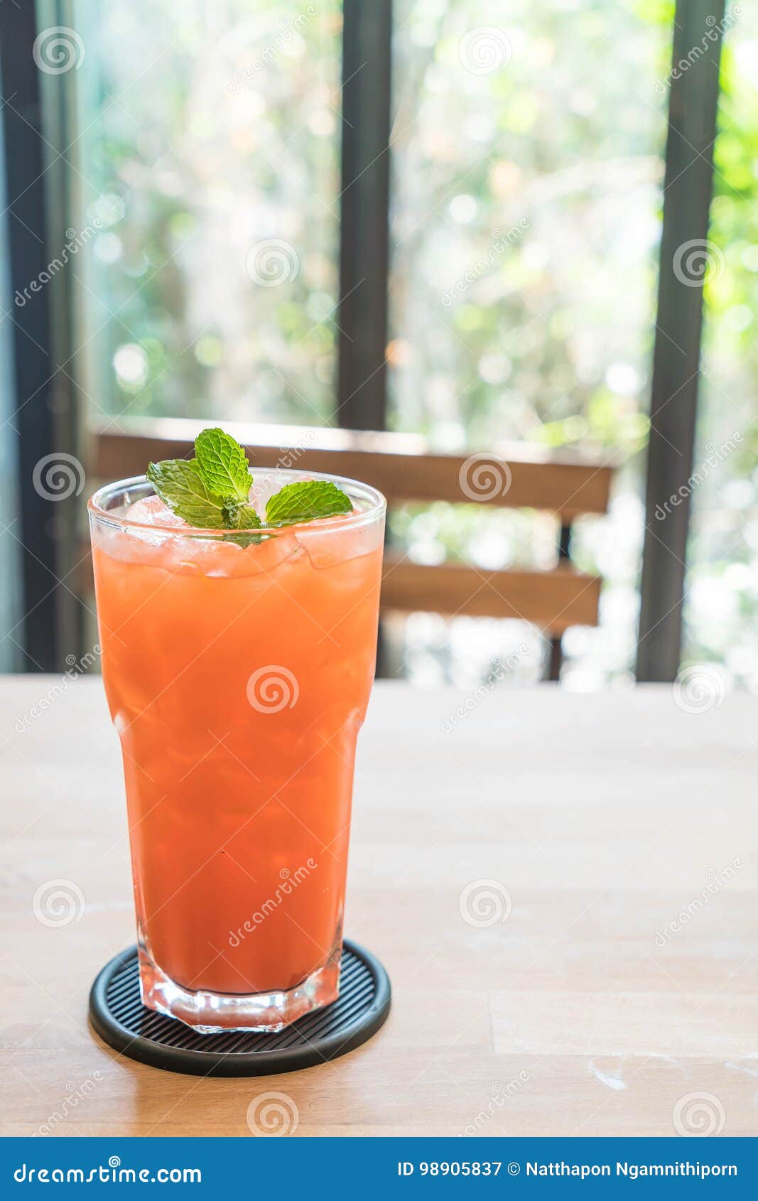 Iced Strawberry and Orange Juice Stock Image - Image of healthy, fresh ...