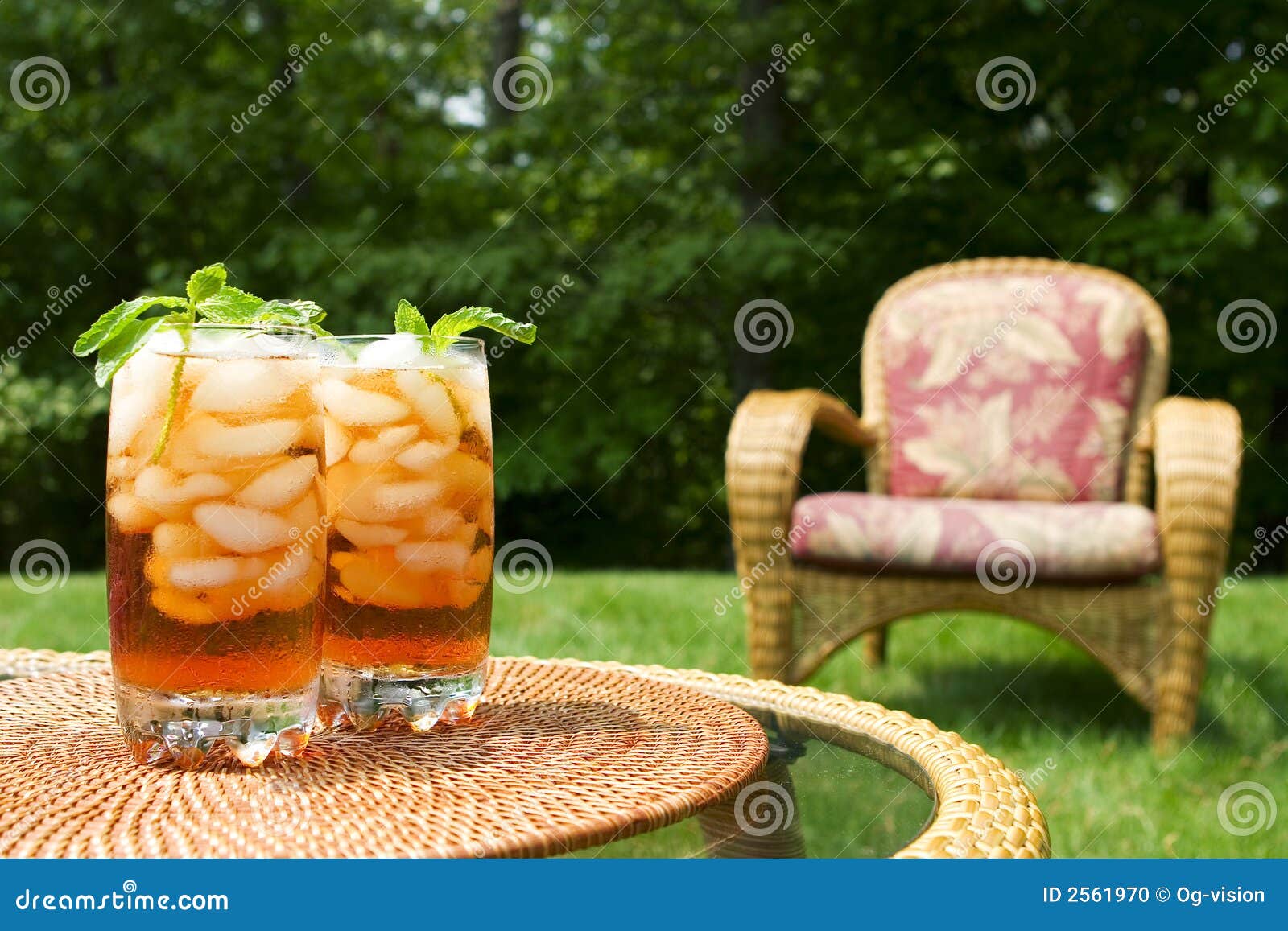 Iced tea stock photo. Image of summer, beverage, resting - 2561970