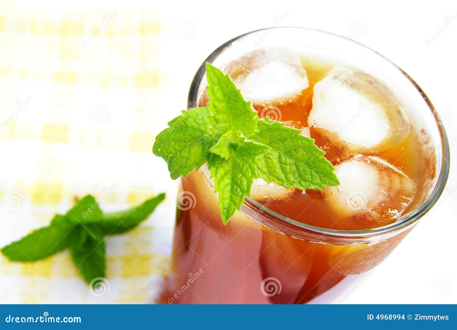 Iced tea stock photo. Image of flavor, cold, drink, sweet - 4968994