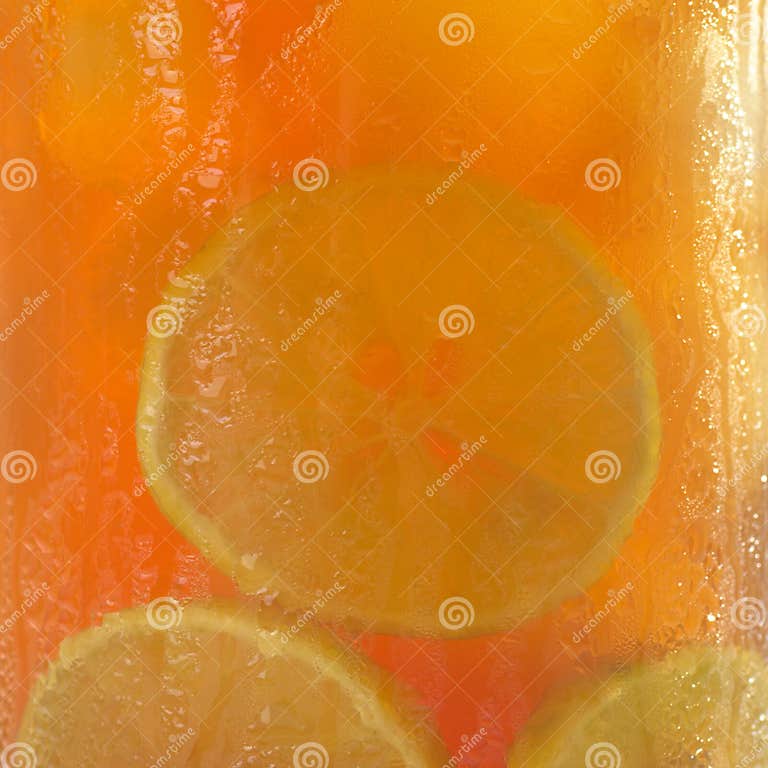 Iced Tea as Background stock image. Image of fruit, orange - 19169311