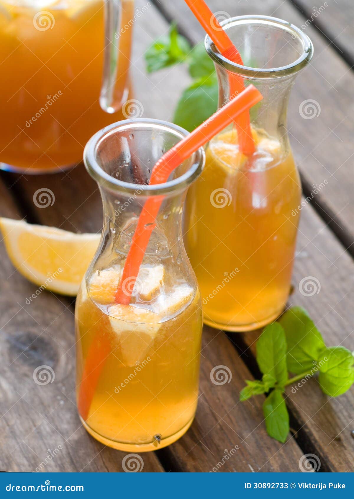 Iced tea stock image. Image of sweet, yellow, liquid - 30892733