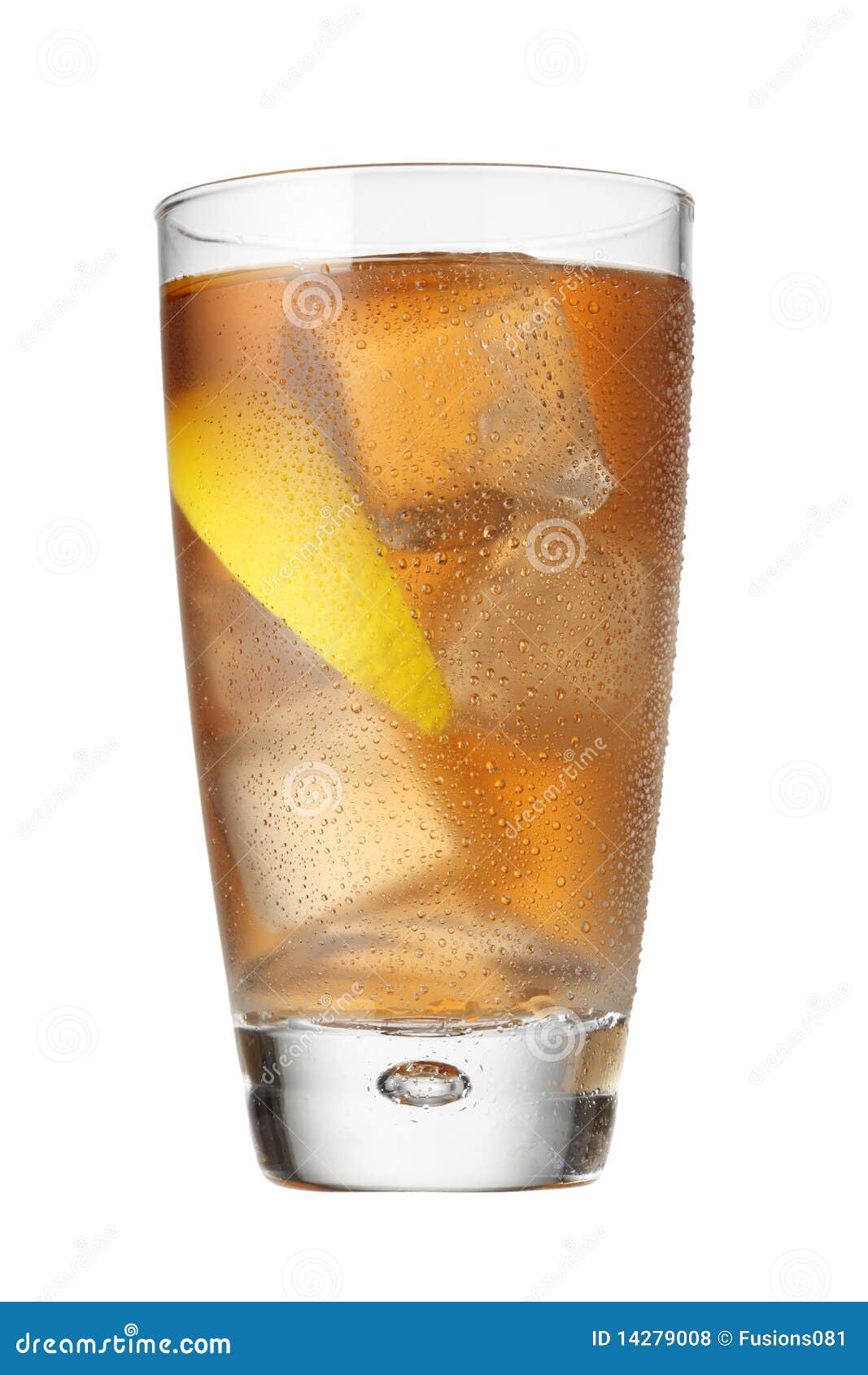 Iced tea isolated on white stock photo. Image of white - 14279008