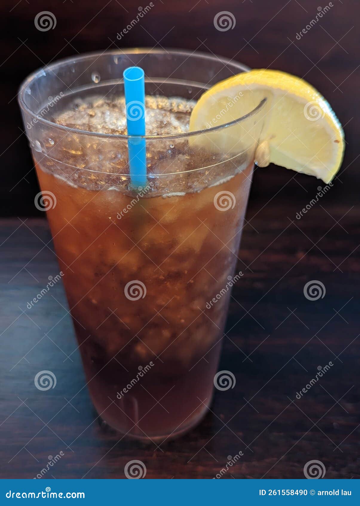 Iced Tea Lemon Cool Refreshing Stock Photo - Image of beer, glass ...