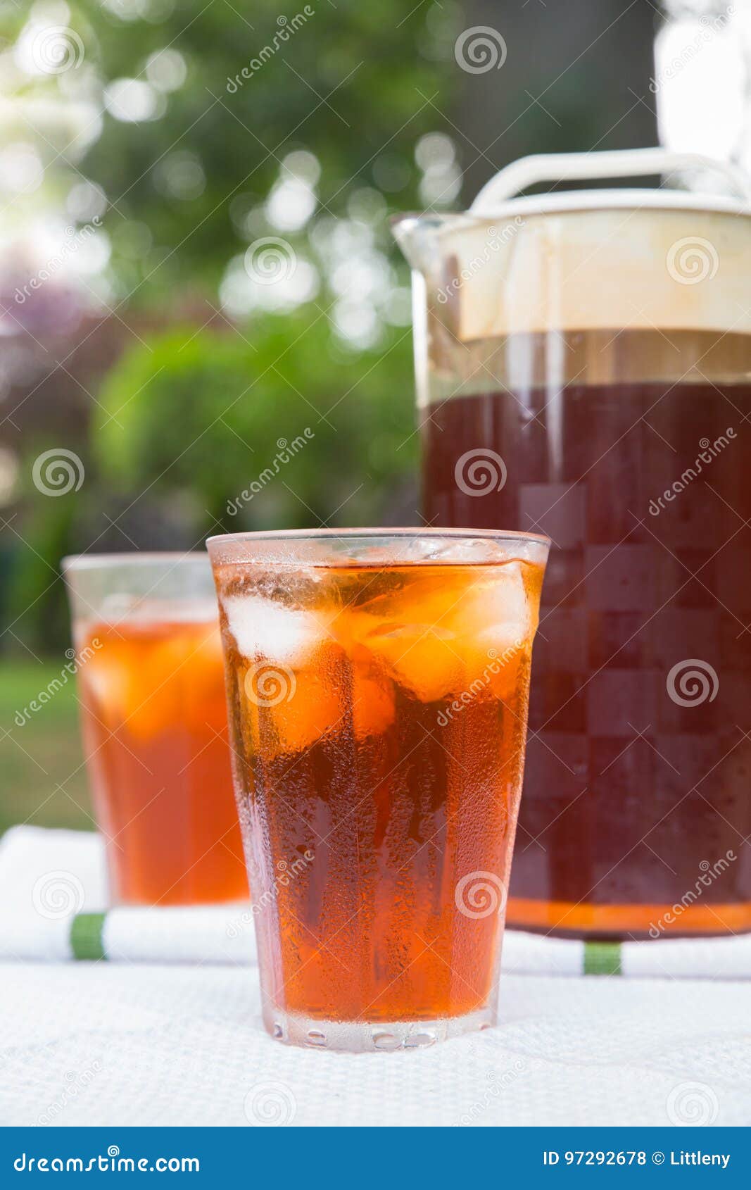 Iced Tea Outside stock photo. Image of iced, fresh, drink - 97292678