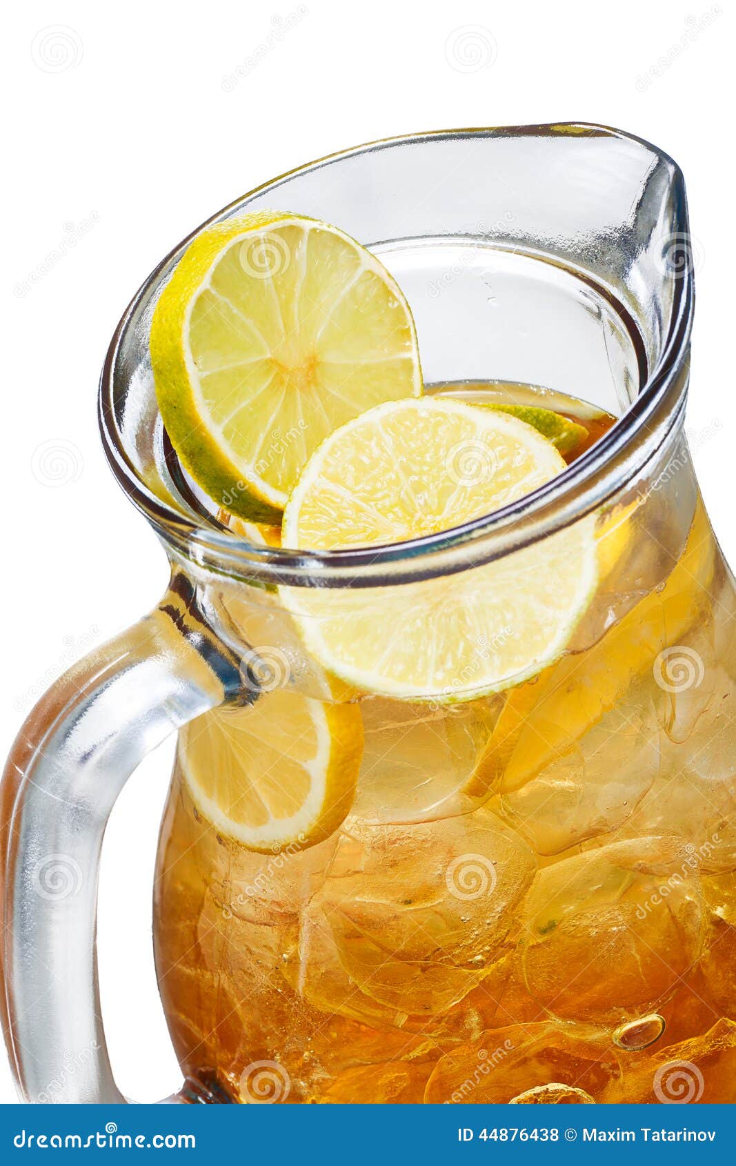 Iced tea in the pitcher stock photo. Image of liquid - 44876438