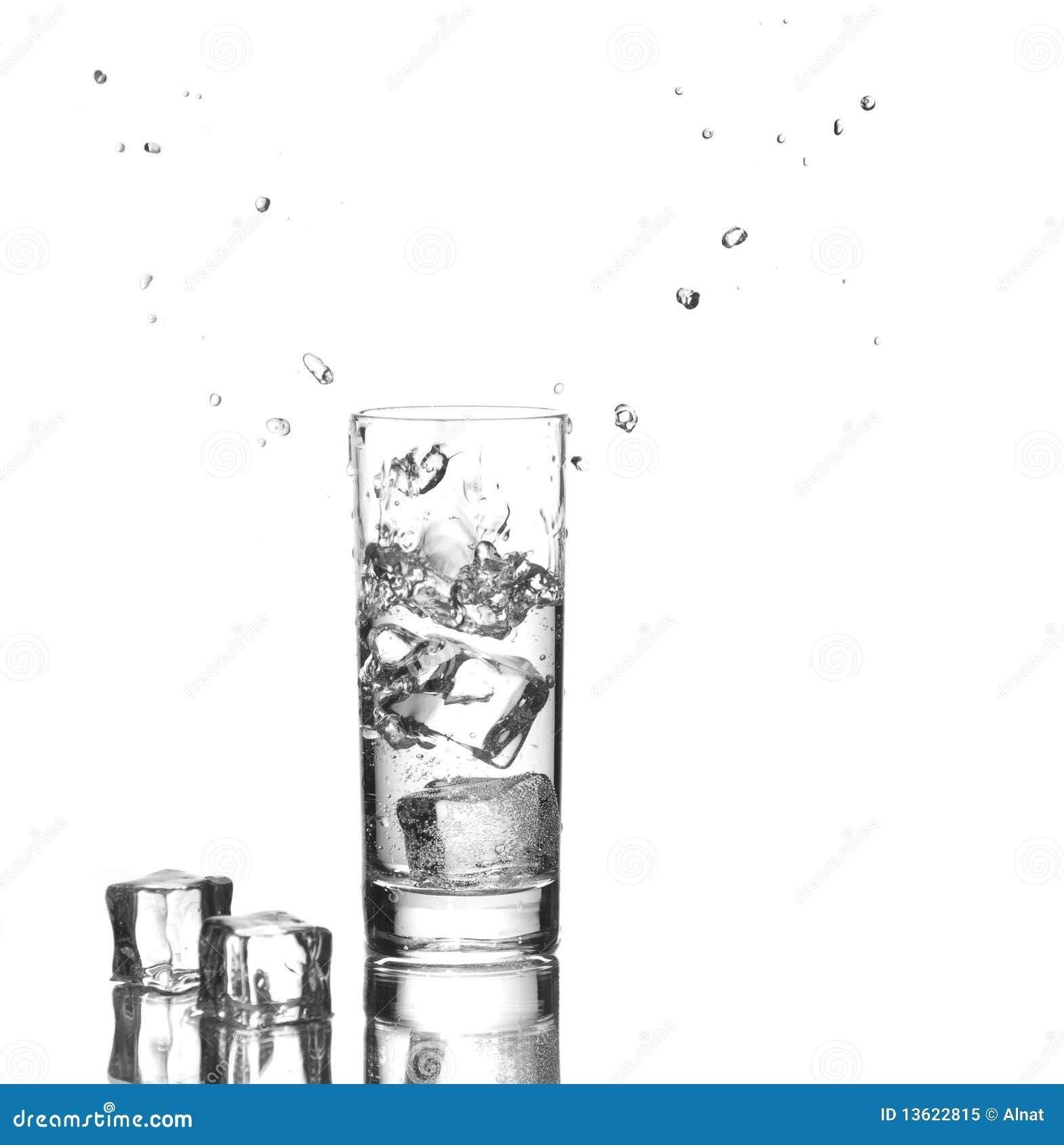 Iced water stock image. Image of eating, freshness, pouring - 13622815