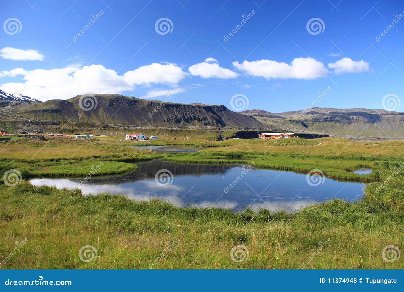 Iceland stock photo. Image of village, peninsula, scenic - 11374948